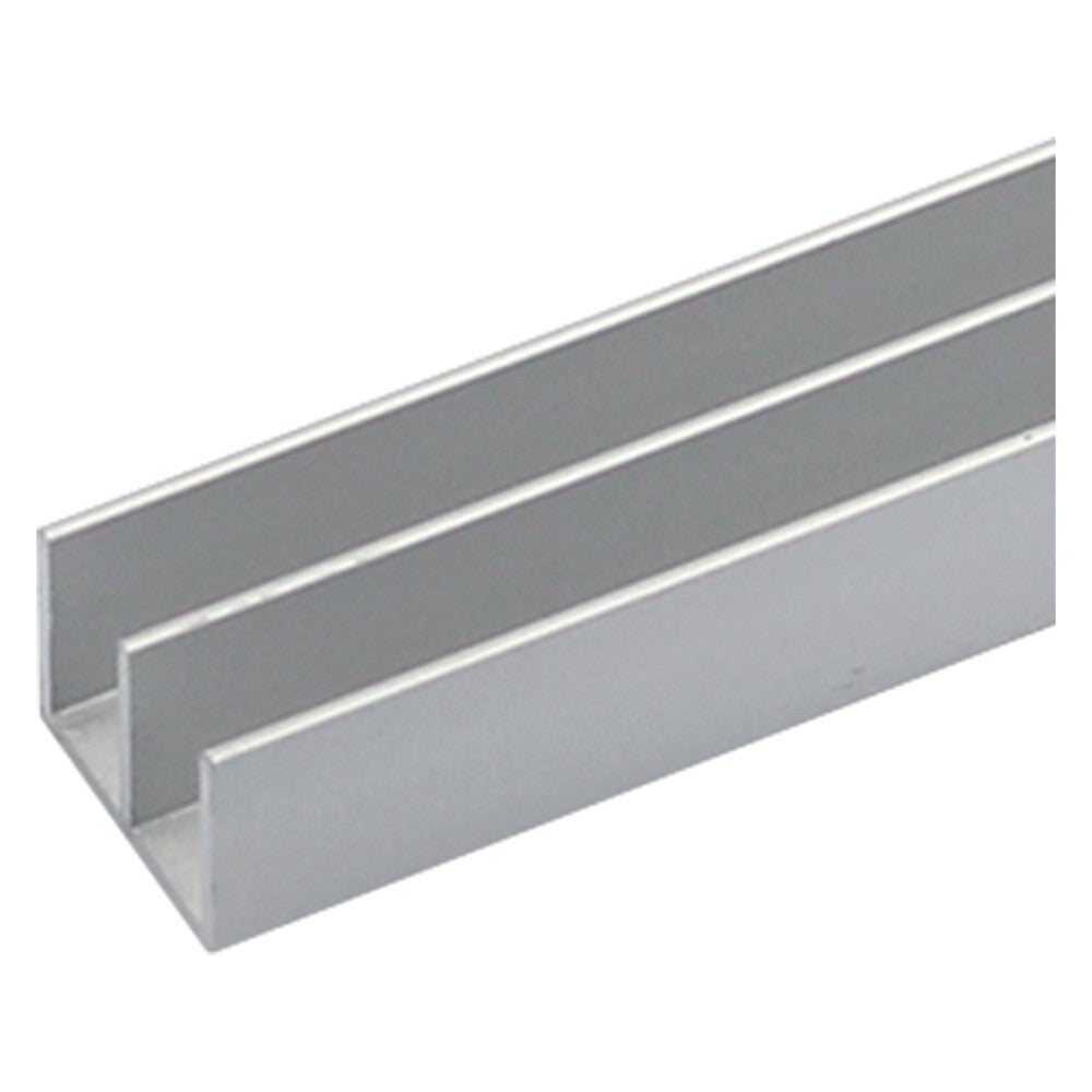 PROFIL DOUBLE CANAL ARCANSAS ALU ARGENT S.MM 1,0 MM 20X18 H.CM 100 ...