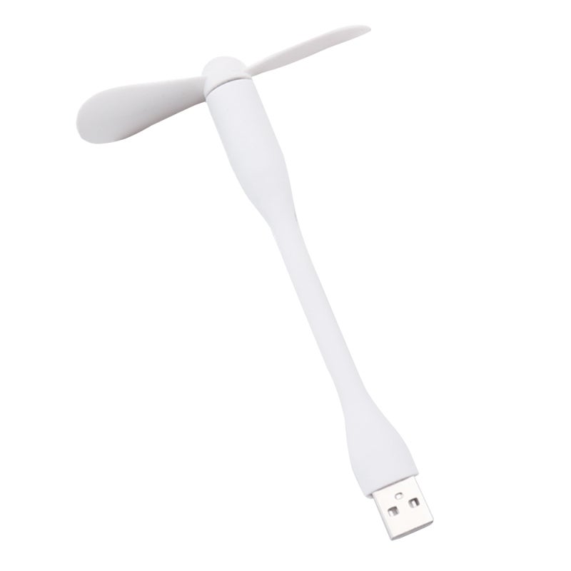Mini ventilateur USB, col flexible, silencieux, alimenté par batterie ...