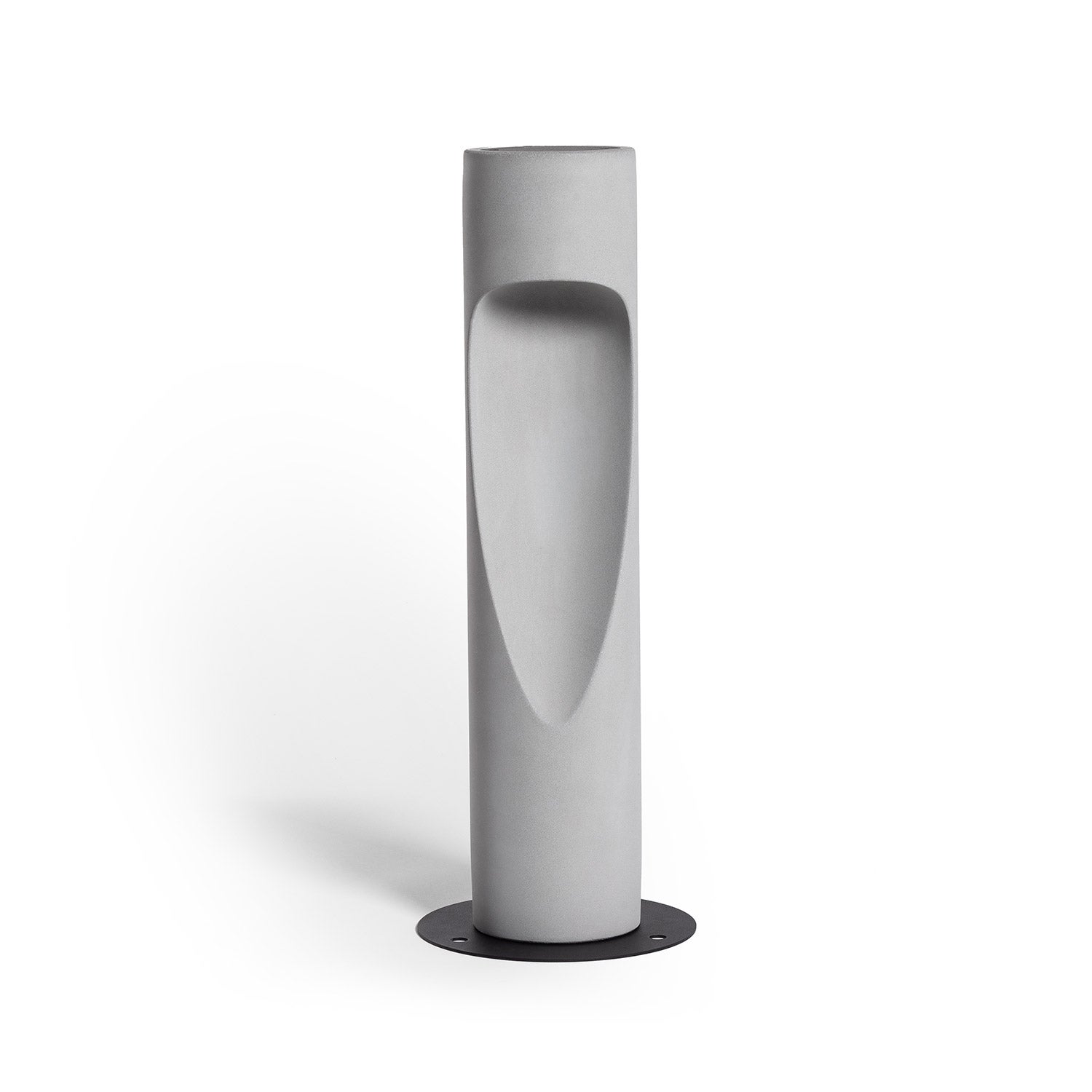 Balise Extérieure LED Dimmable 4.5W Ciment Tervin 50 cm Gris Pierre ...