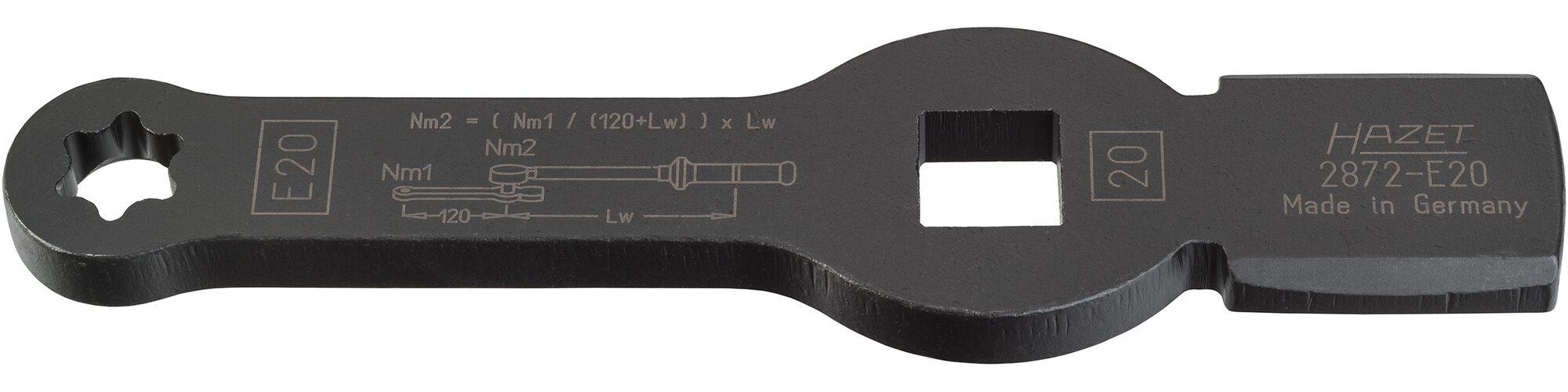 HAZET Clé polygonale à frapper ∙ avec 2 surfaces de frappe 2872-E20 ∙ ...