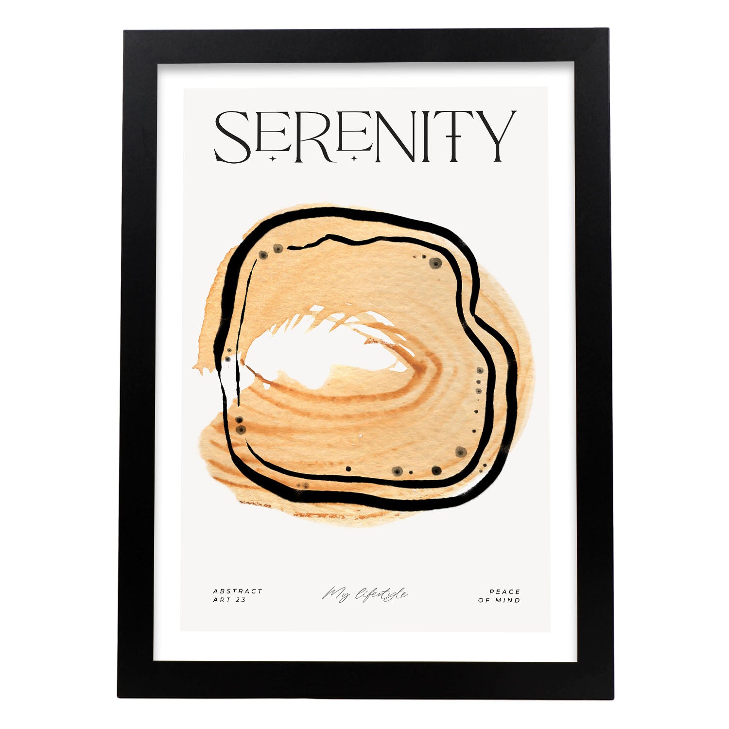 Nacnic Affiches Abstraites Dans Un Style Aquarelle Coloré. Sirène ...