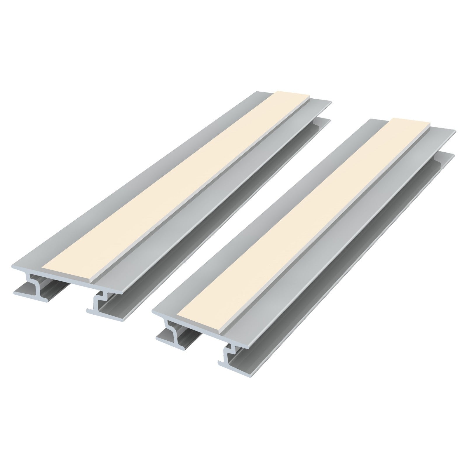 Set 2 rails 1044 mm (1100mm) : Back Frame Hanging system | Leroy Merlin