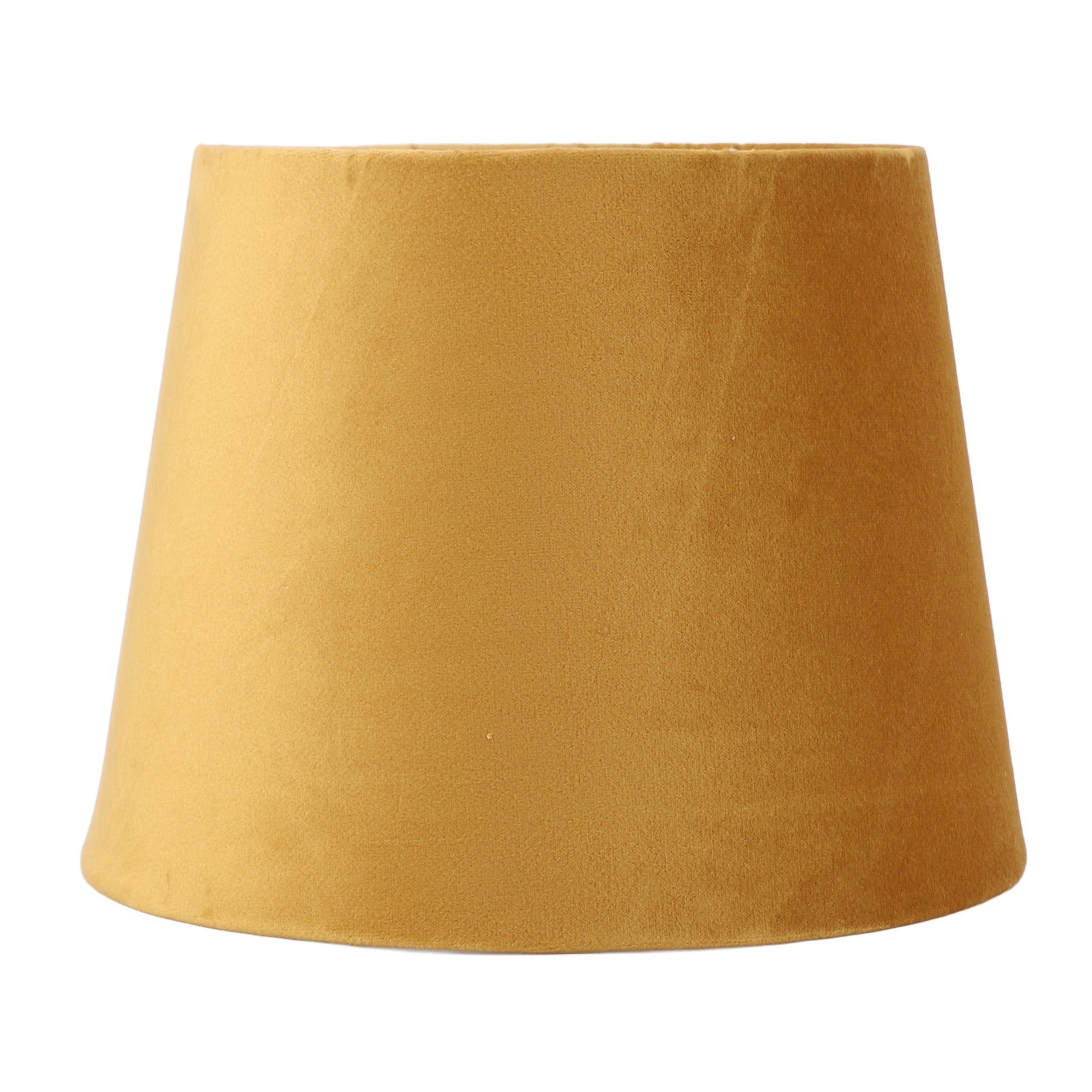 Abat-jour en tissu E27 E14 en velours conique décoratif doré pour lampe ...