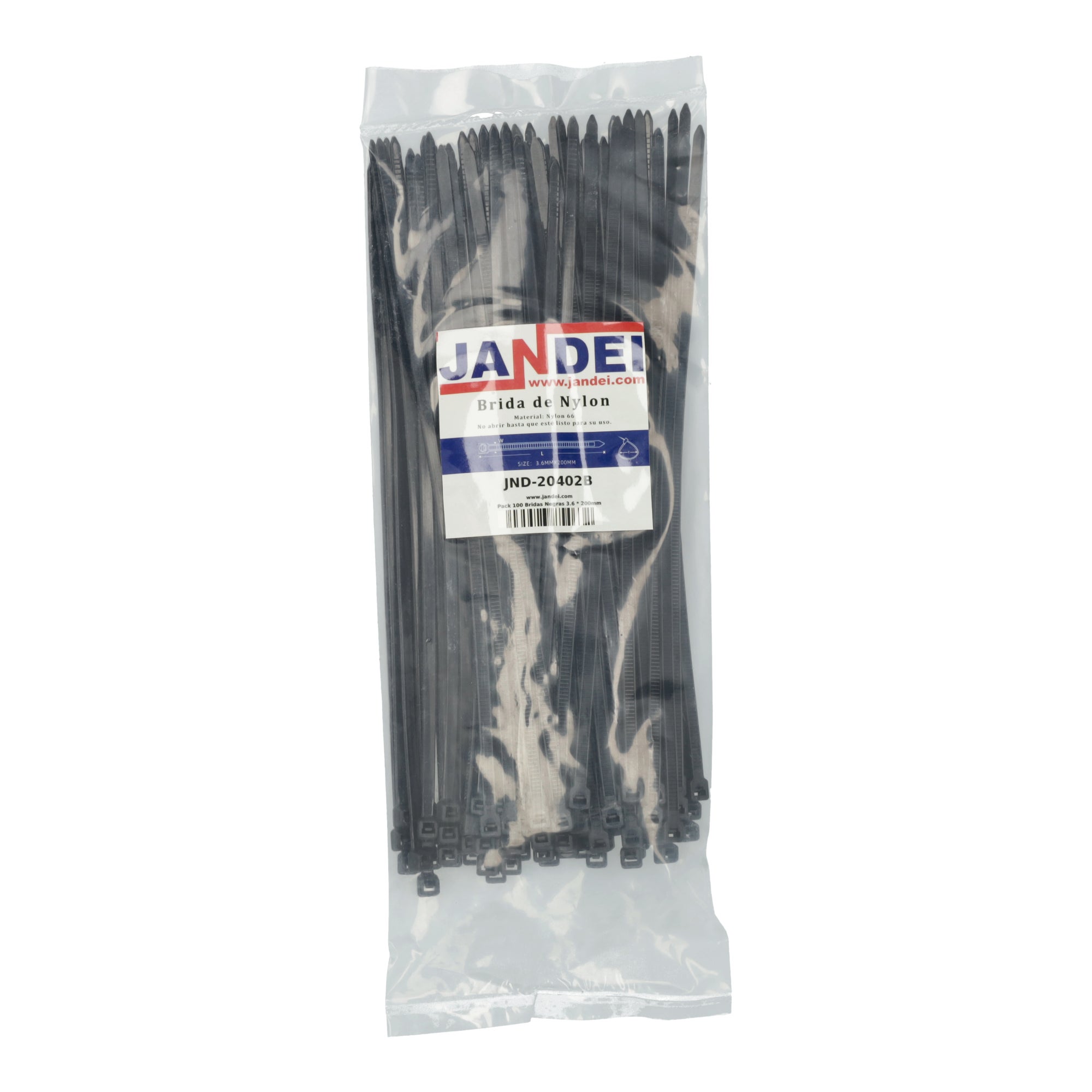 Pack 100 attaches universelles en plastique en nylon, organisation de ...