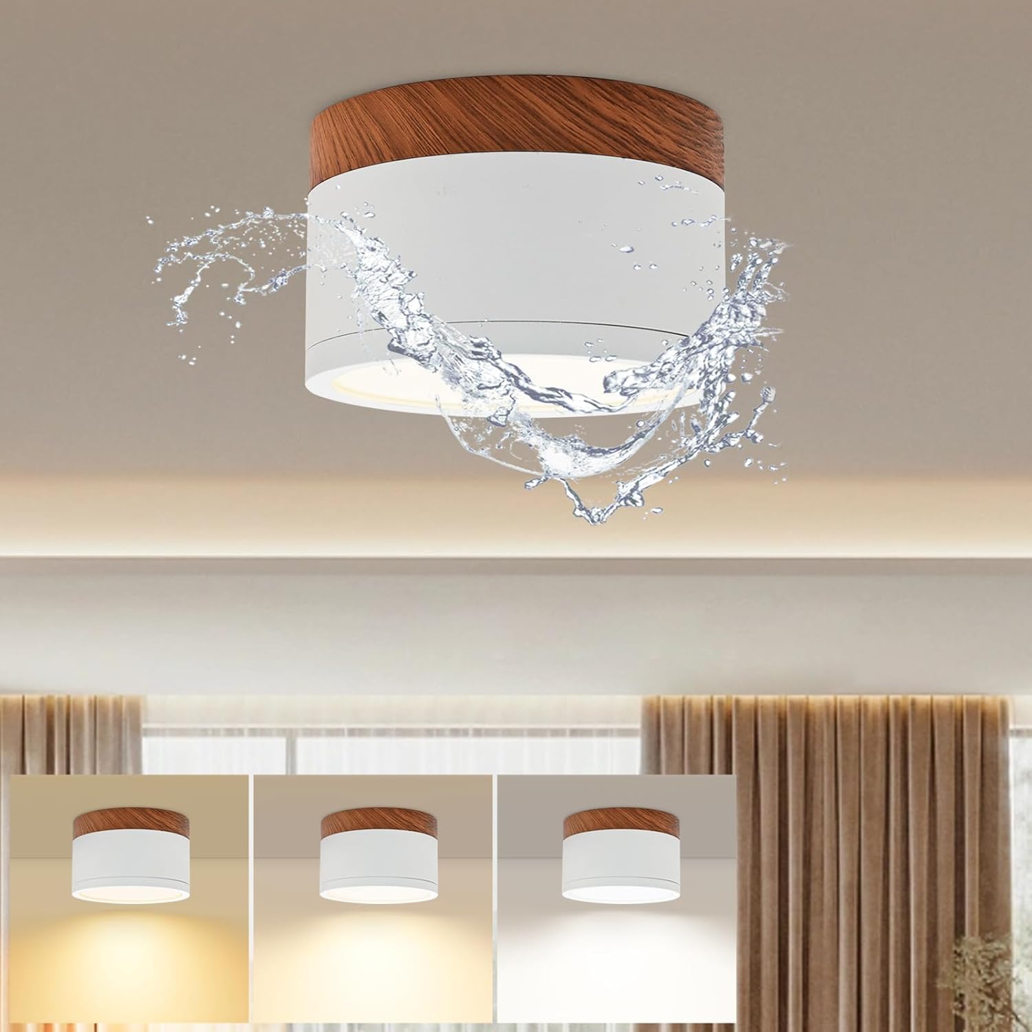 LED Focos Techo Downlight IP65 - Baño Focos LED de Techo Interior ...