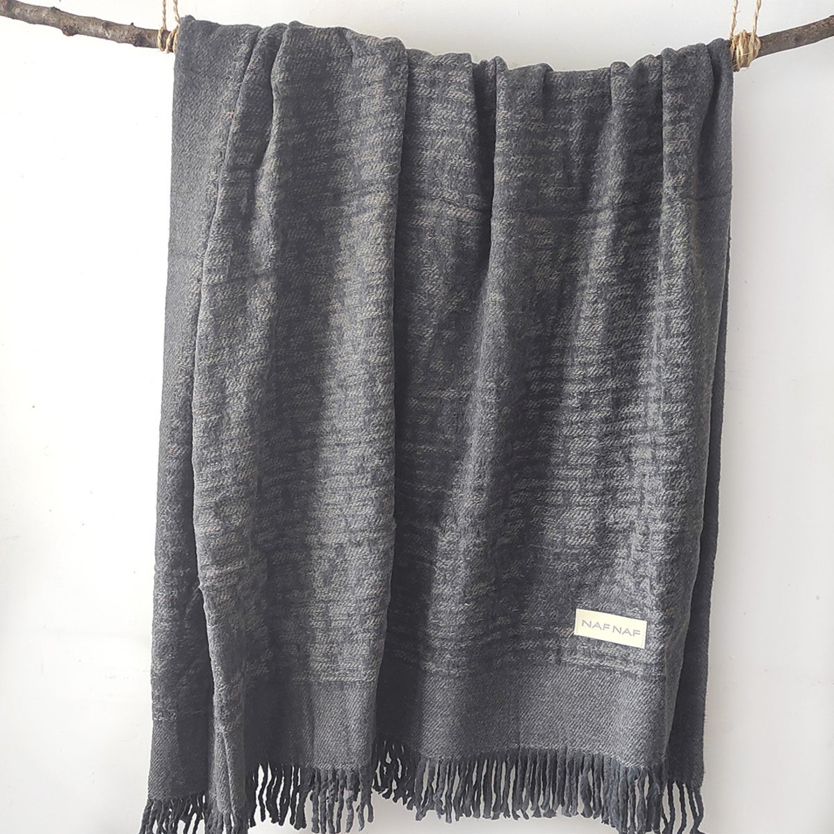 Plaid TYLOU vison 130x170 cm | Leroy Merlin