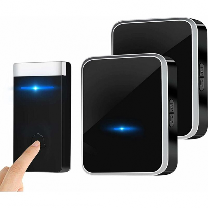 [Pas Besoin de Piles]Sonnette Sans Fil, Sonnette de Porte Étanche Kit ...