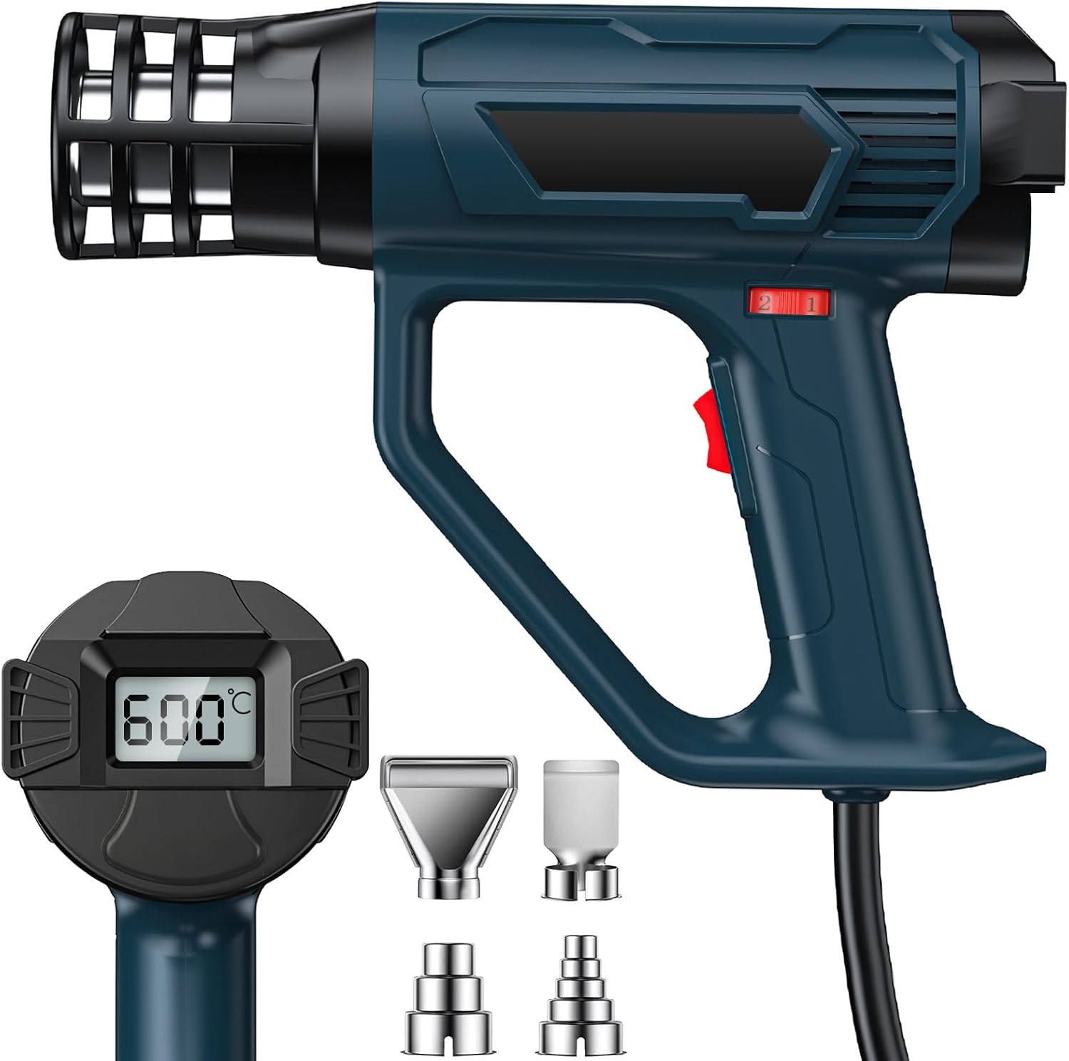 Pistola de Aire Caliente 2500W Profesional - Control Preciso de ...