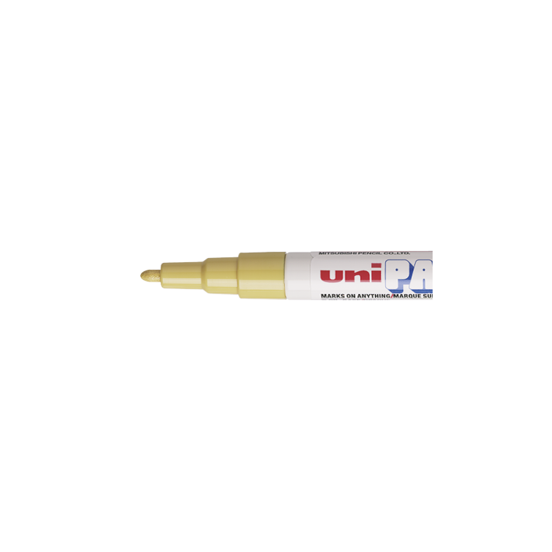 Marqueur huile créatif Uni Ball Paint Marker PX-21 pointe moyenne jaune | Leroy Merlin