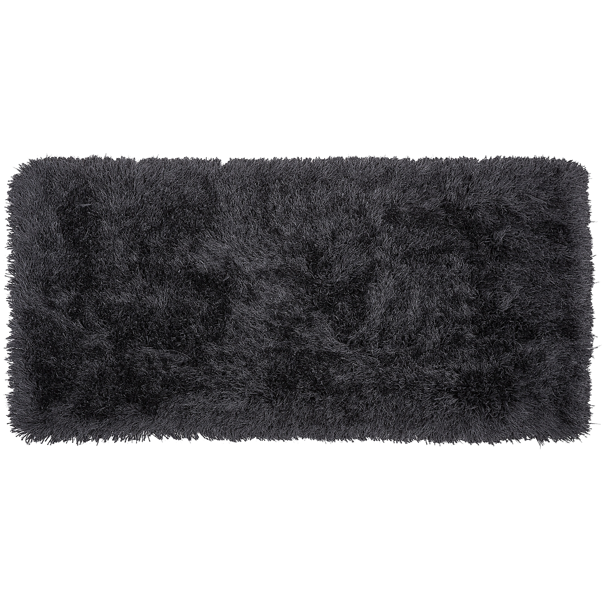 Tapis à poils longs CIDE Noir 80 x 150 cm | Leroy Merlin
