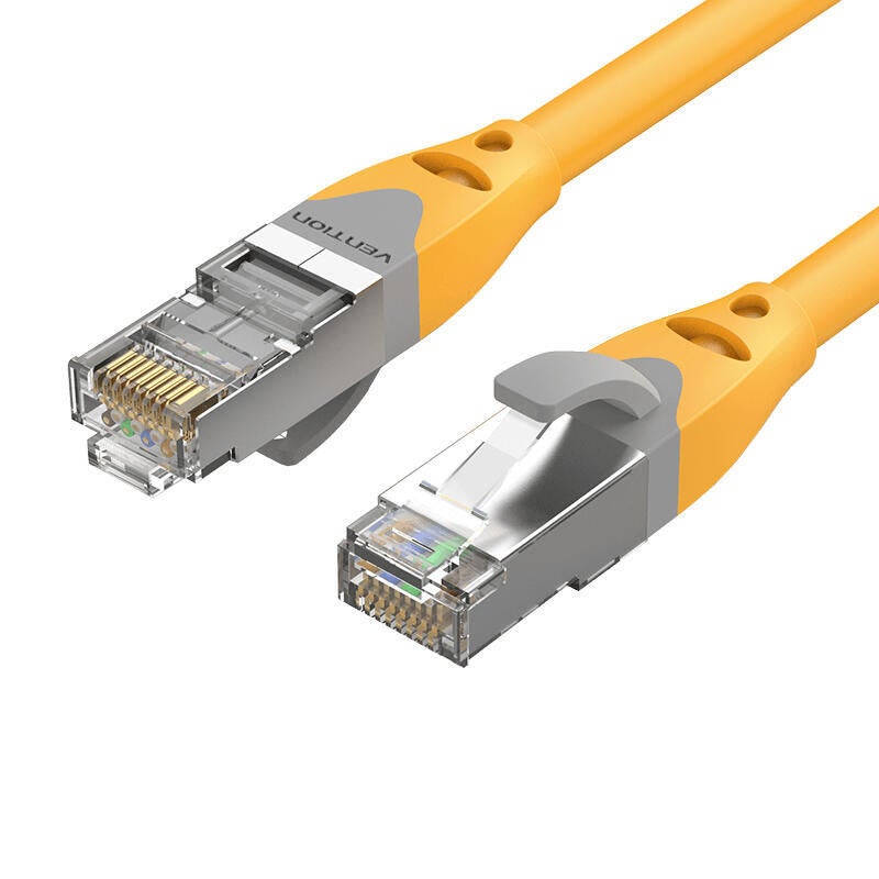 C ble r seau rj45 sftp vention ibhyf cat.6a 1m orange | Leroy Merlin