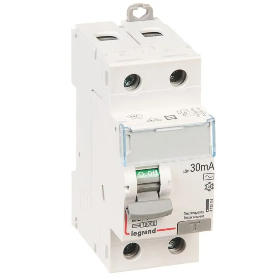 Interrupteur différentiel DX³-ID 2P 230V 40A type A 30mA - LEGRAND - 411555 | Leroy Merlin