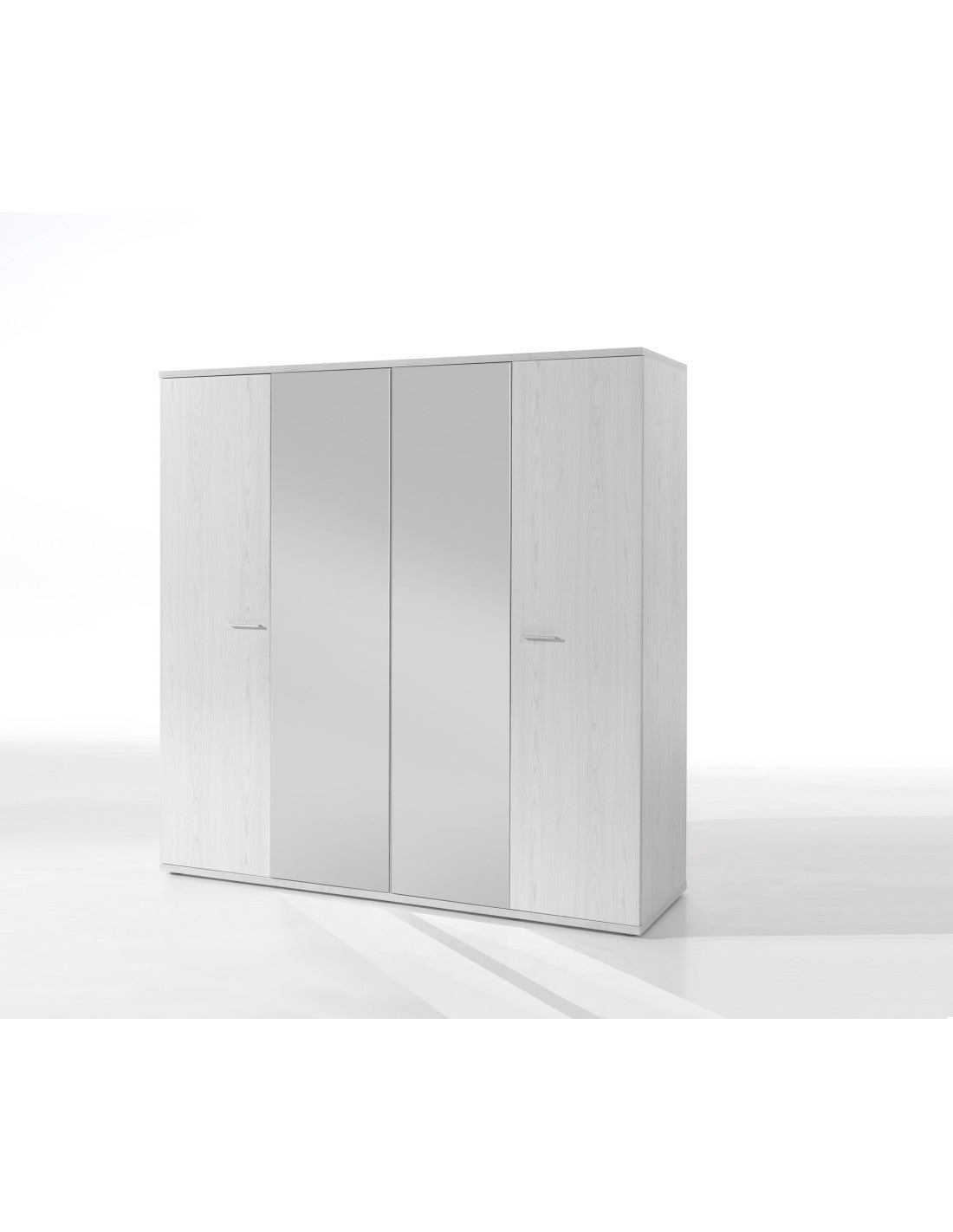 Armoire robuste avec miroirs. 4 portes battantes 200cm collection OLGA ...