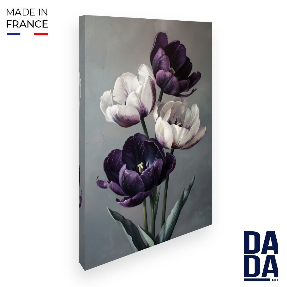 Toile murale Élégance florale / 60x90cm / Fabriqué en France ...