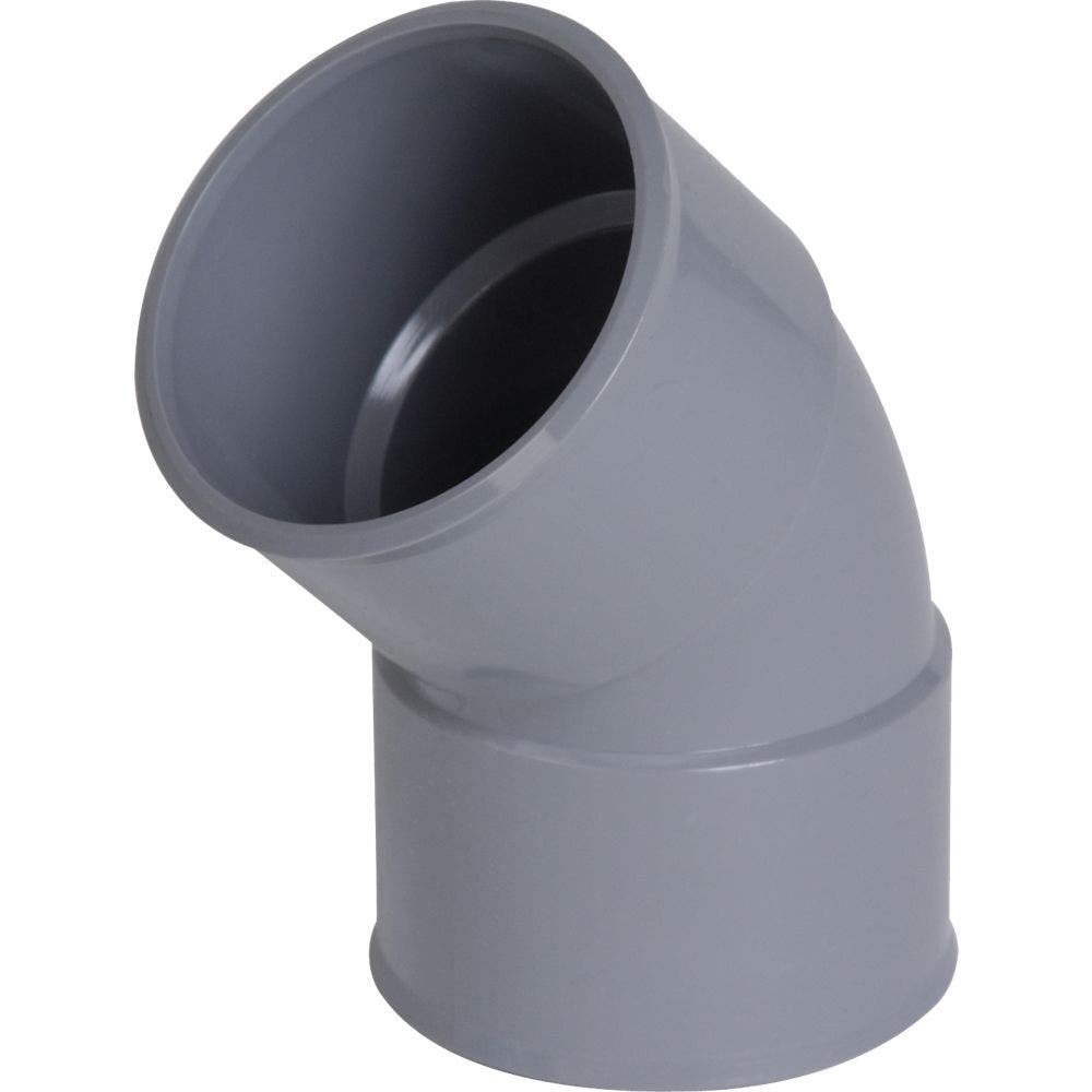 Nicoll - Coude PVC FF 45° diam 50mm à coller - UCJ44 | Leroy Merlin
