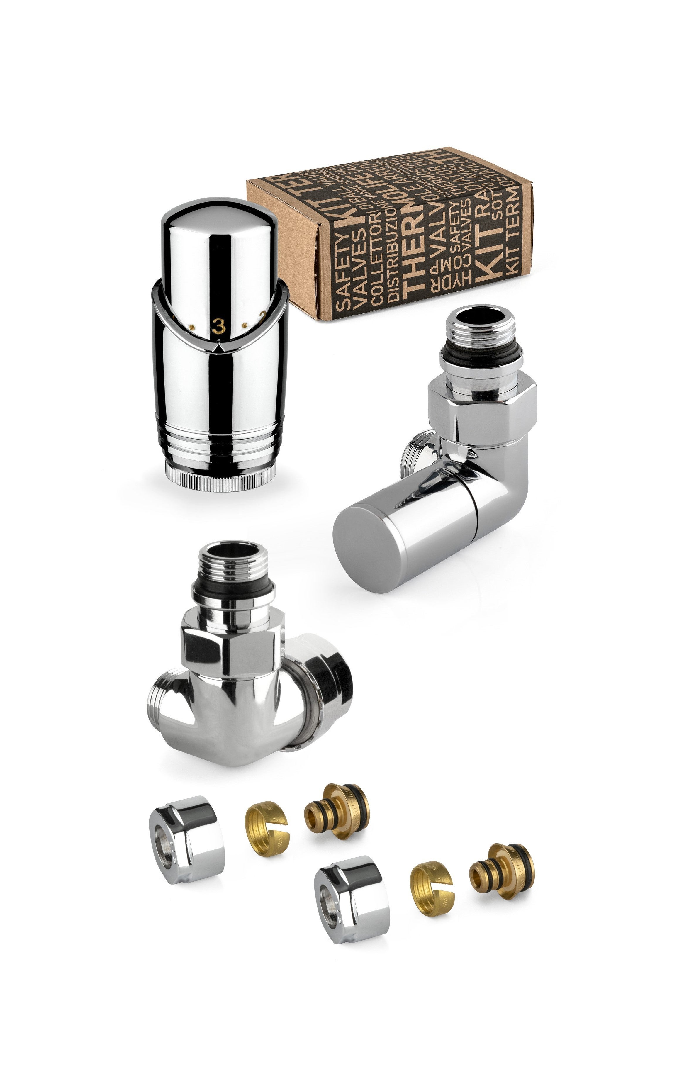 Kit ángulo de válvula y detentor, modelo mueble, versión izquierda ...