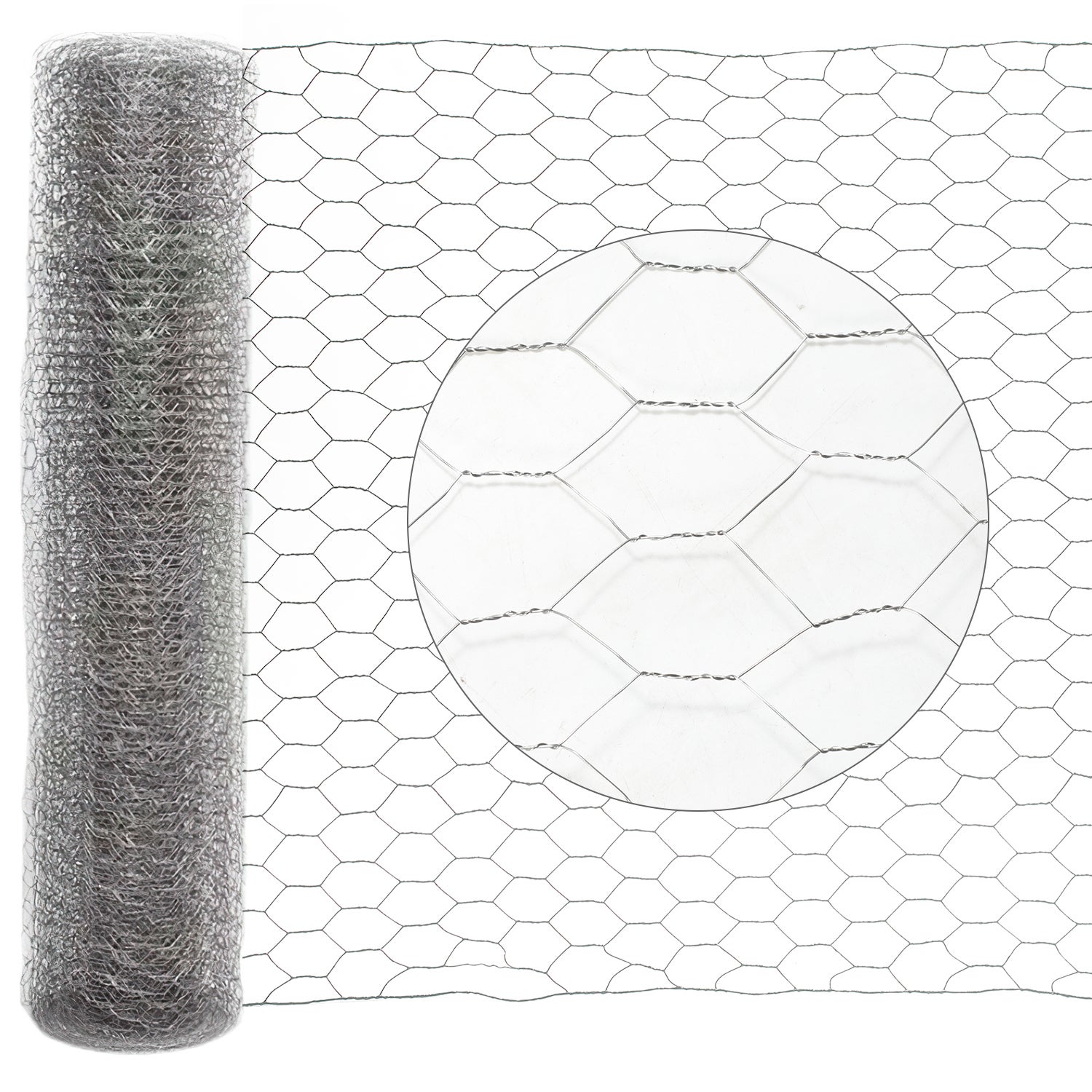 0,5x25m Grillage à Poule, Grillage Clôture pour Jardin Poulailler ...