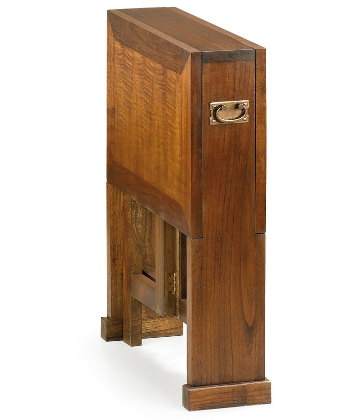 Table d'appoint pliante en bois massif de Mindy Orka 90cm | Leroy Merlin