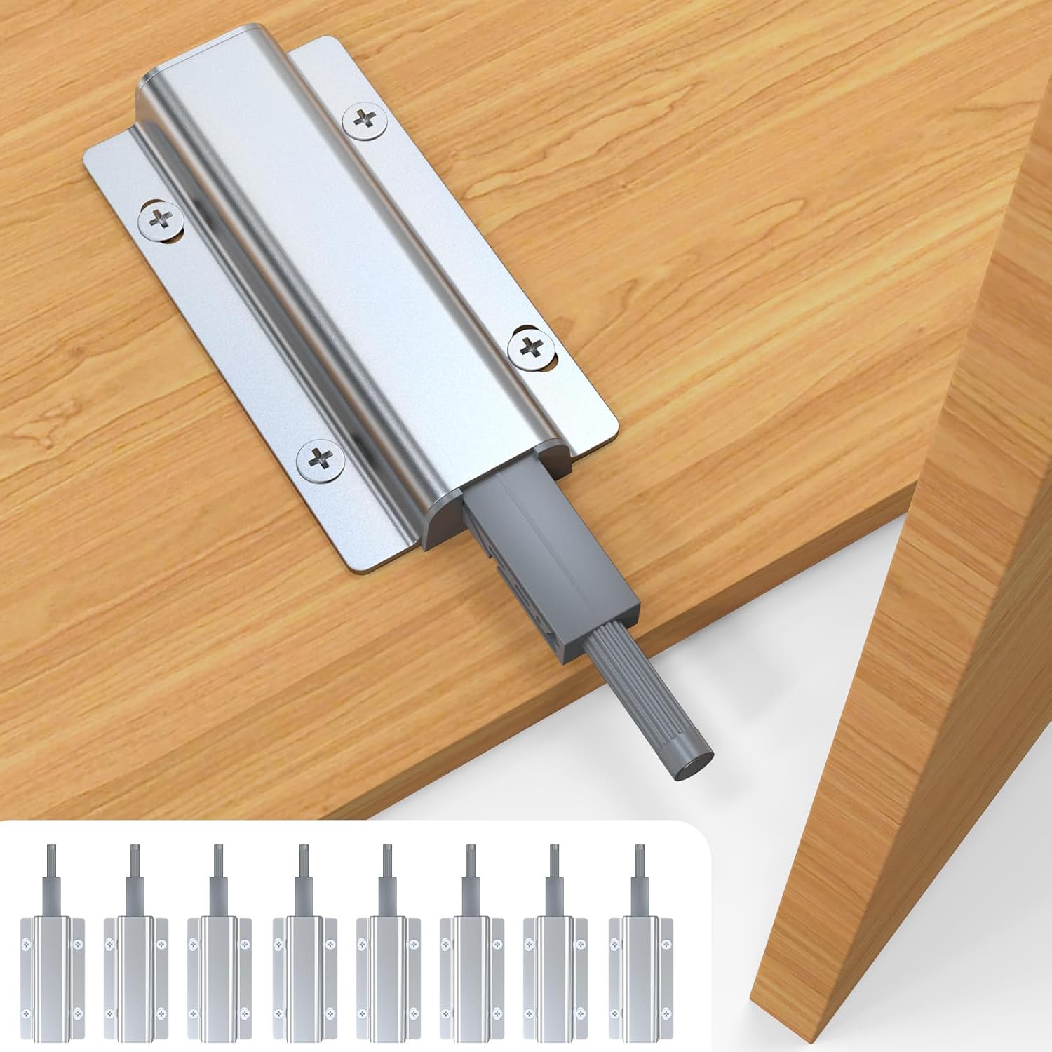 Magnetic Sliding Door Lock, Magnetic Door Lock for Cabinet Door Closure ...