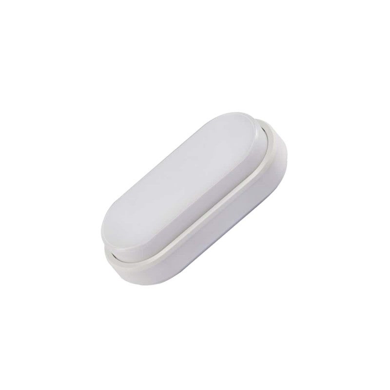 APLIQUE EXTERIOR LED OVAL 18W 1950lm IP54 4000K 23x10,5x5,7cm LUZ DIA ...
