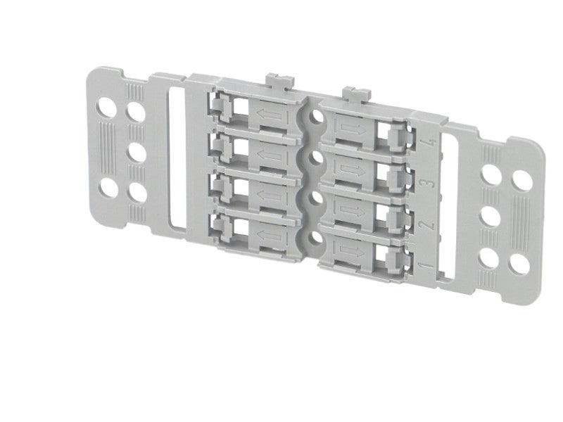 Support de fixation borne Wago inline 4 voies | Leroy Merlin