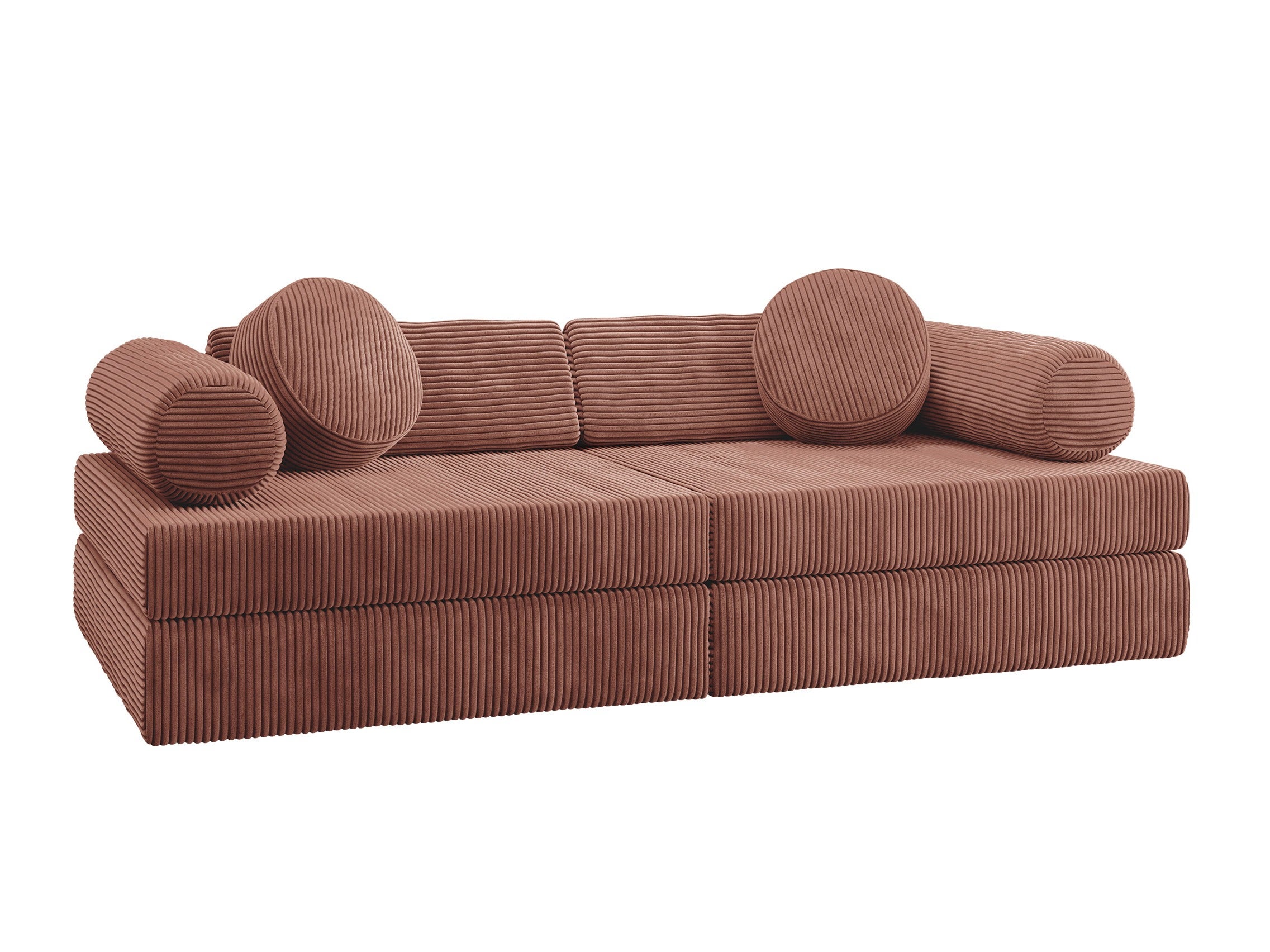Canapé Edinburg 108, Rose, 130x65x43cm, Tissu | Leroy Merlin