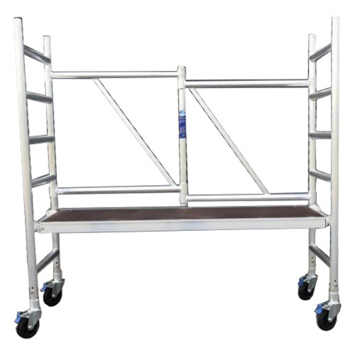 Échafaudage pliable en aluminium avec trappe Repamine | Bricoman