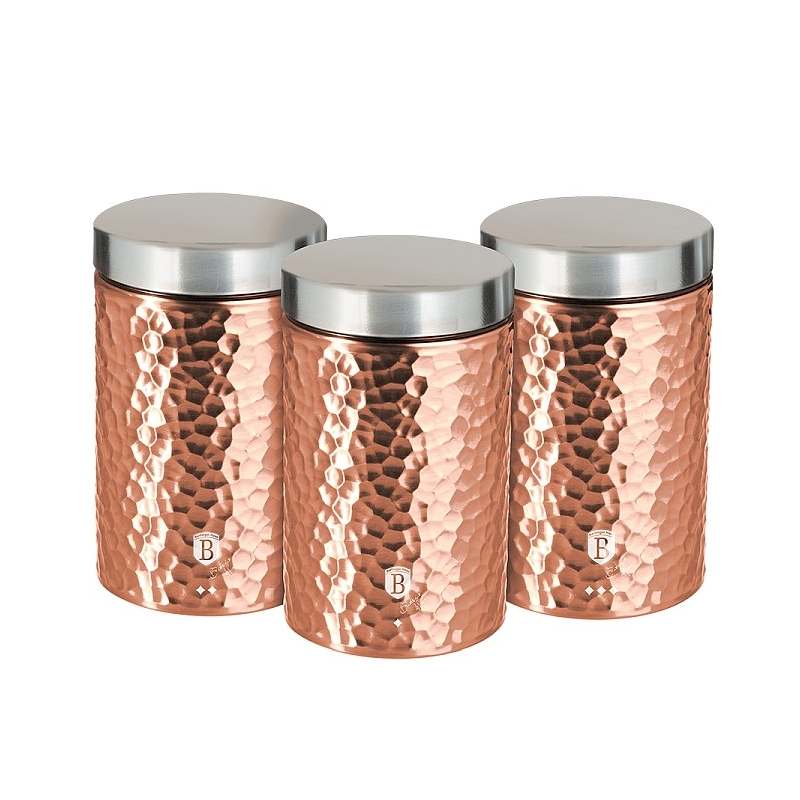 Coffret alimentaire de 3 pièces Primal Rosegold Metallic Line | Leroy ...