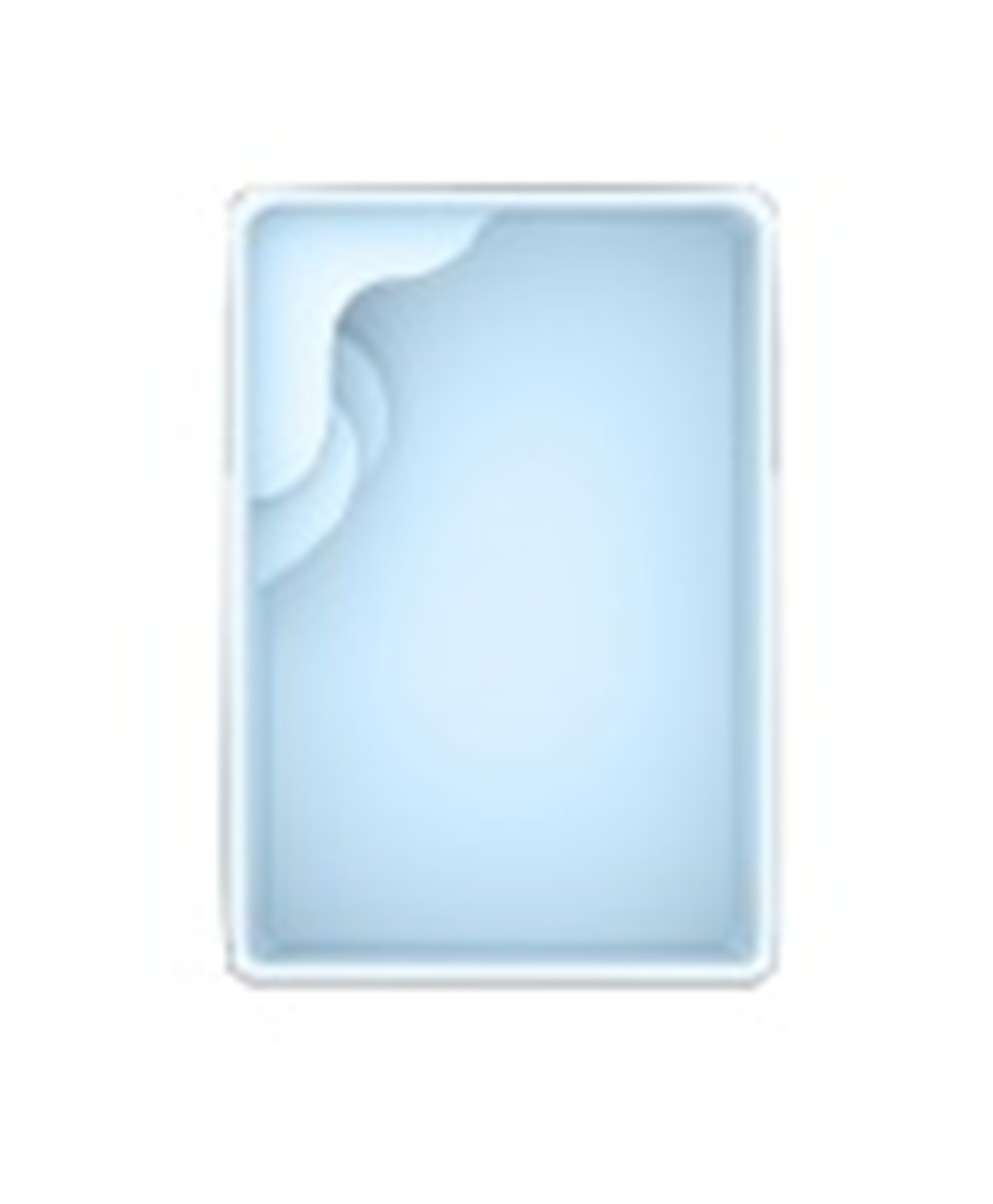 ZETA - Piscine enterrée rectangulaire - Coque polyester 4x3.5x1.5 m ...