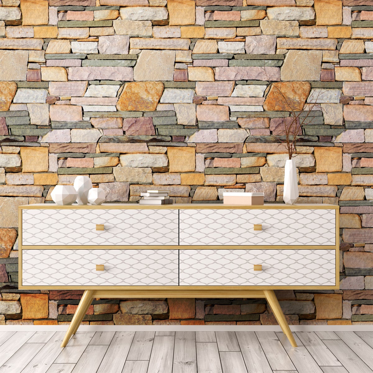 Vinilos material piedra de montaña de esterel - adhesivo de pared ...