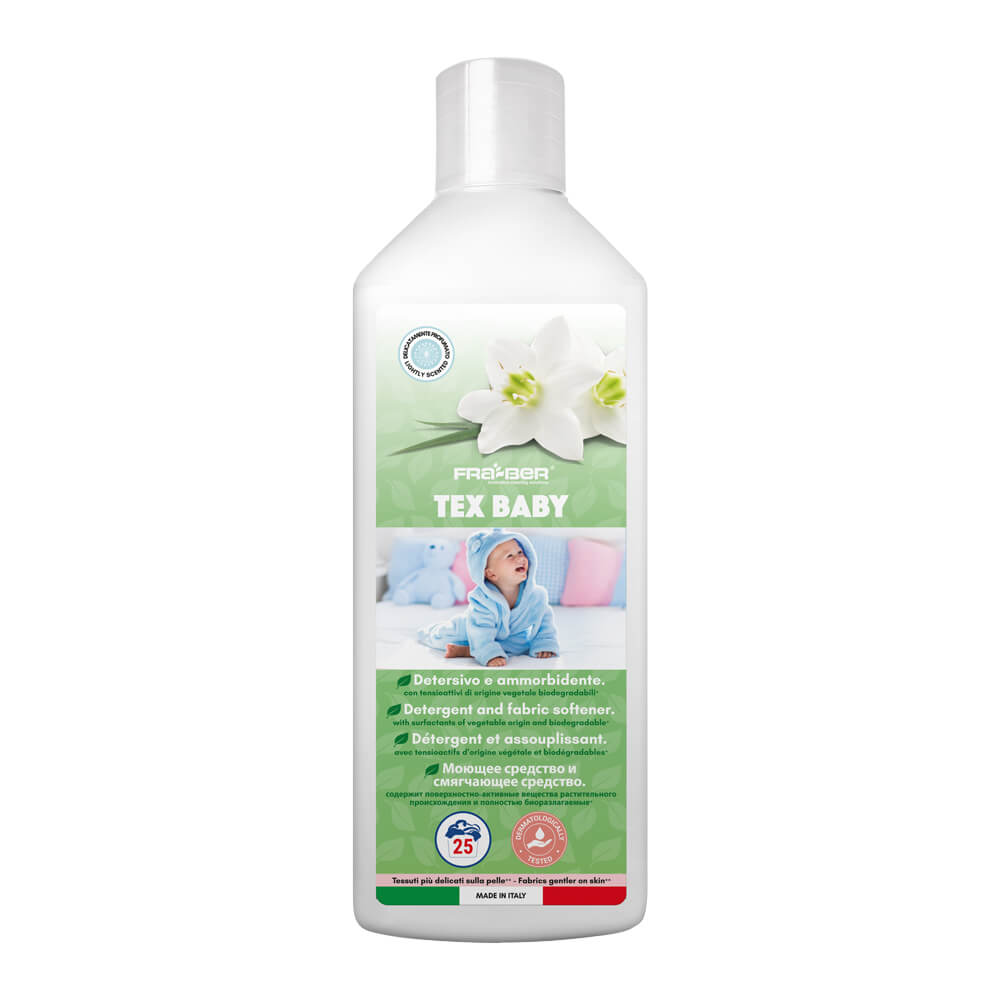 Tex Baby 1 L di Fra-Ber Detersivo e Ammorbidente per Bimbi e Pelli ...