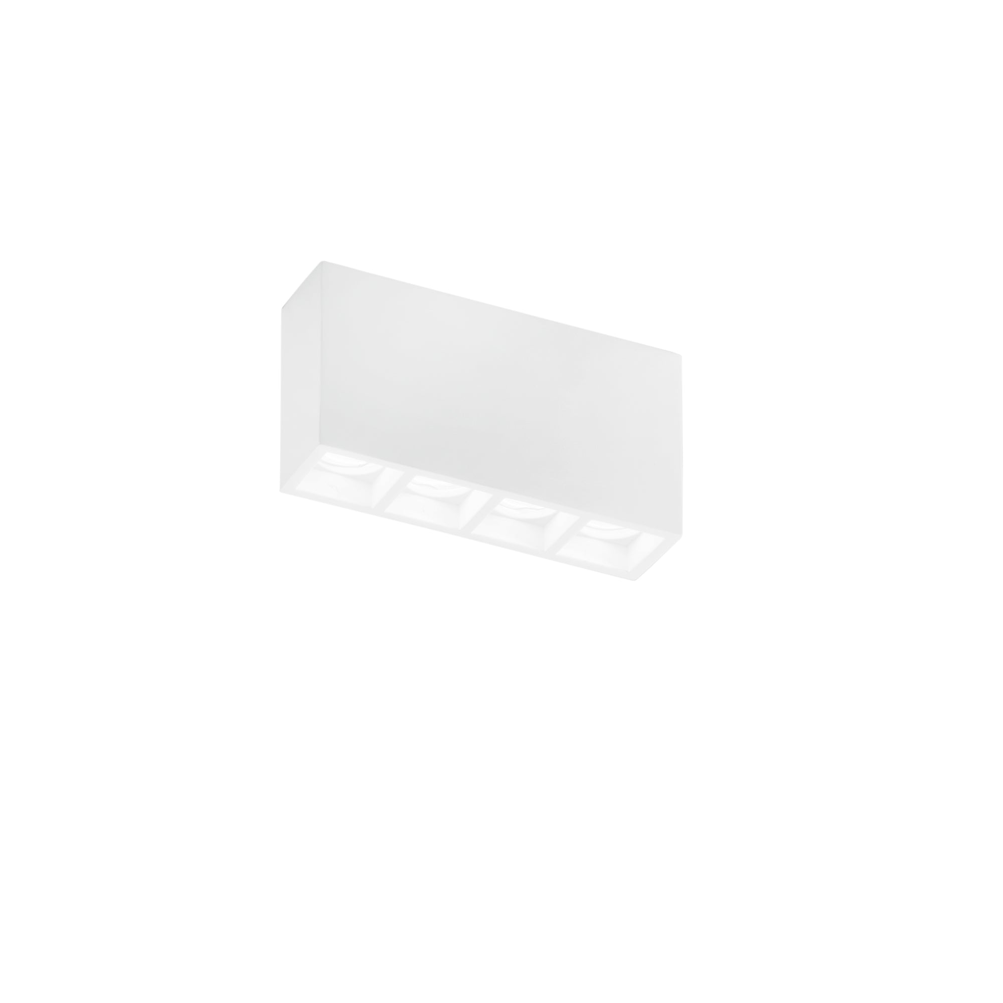 "Plafón modular HAPIS de yeso pintable de color blanco 21x55x11 cm ...