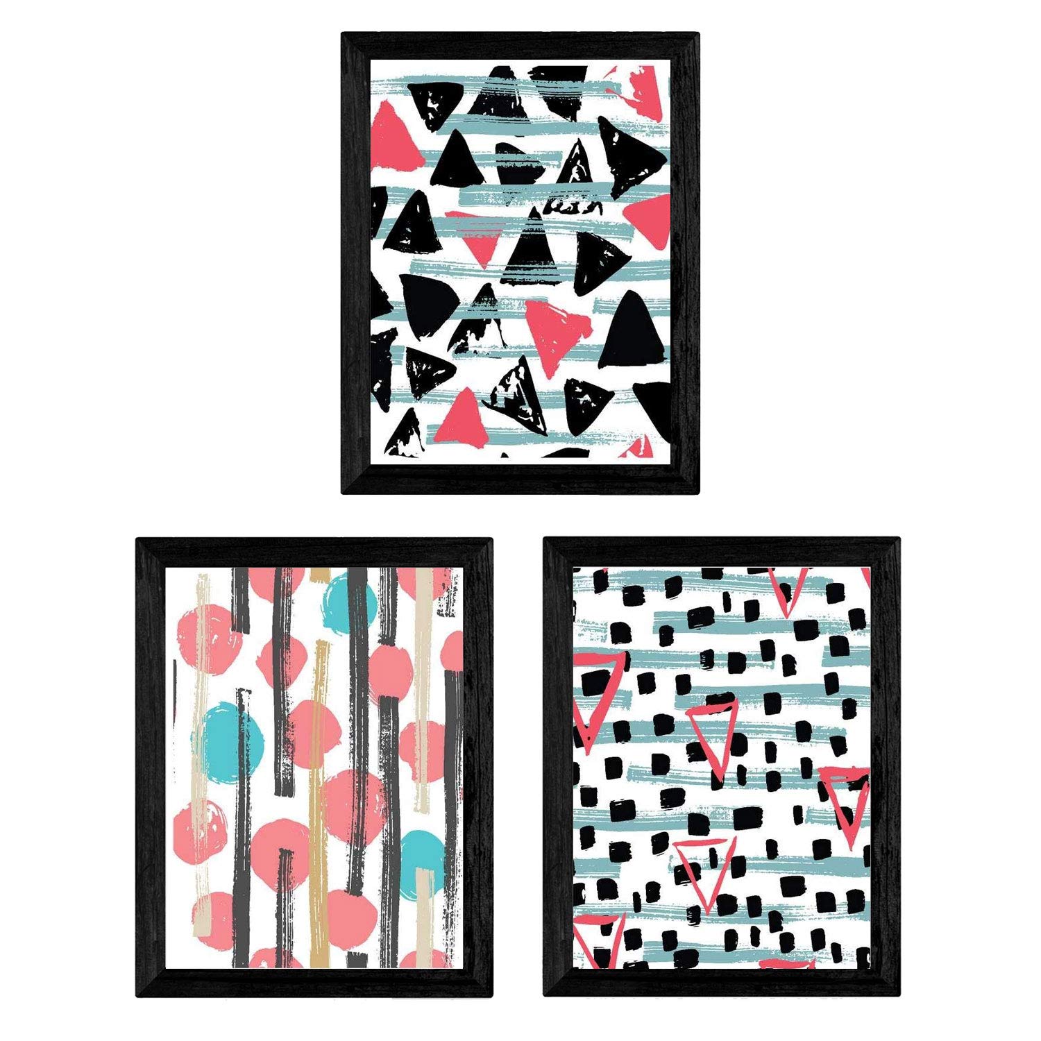 Pack De Tres Láminas Tamaño A3 Estampadas. Posters Para Enmarcar En ...