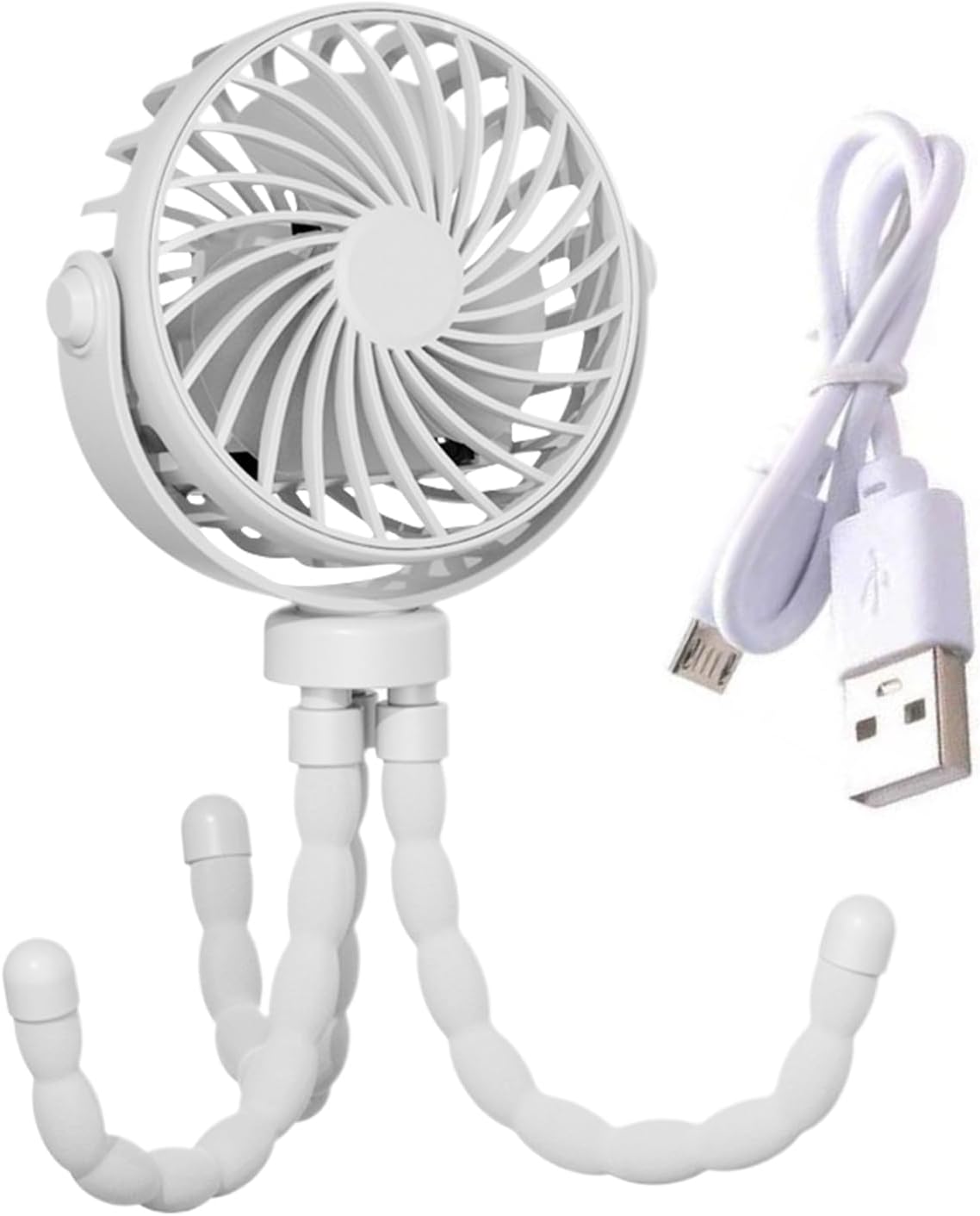 Mini ventilateur portable, ventilateur rechargeable avec trépied ...