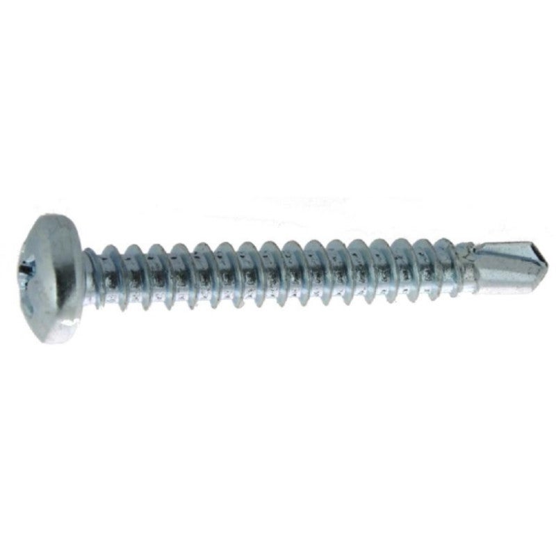 Vis auto perceuse à tête cylindrique crantée Phillips zinguée DIN 7504 ...