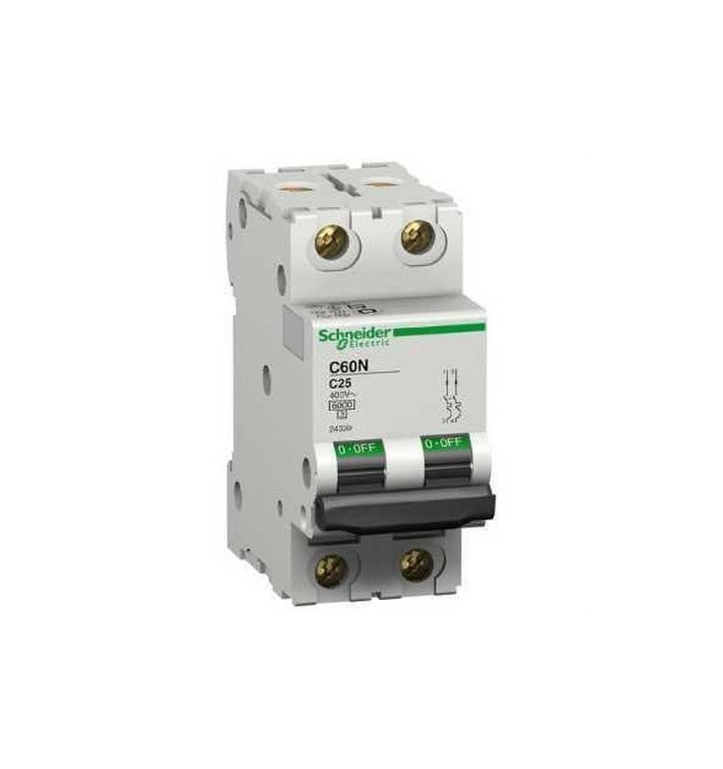 Interruptor automático magnetotérmico iC60N 2P 0,5A curva-C - SCHNEIDER ELECTRIC | Leroy Merlin