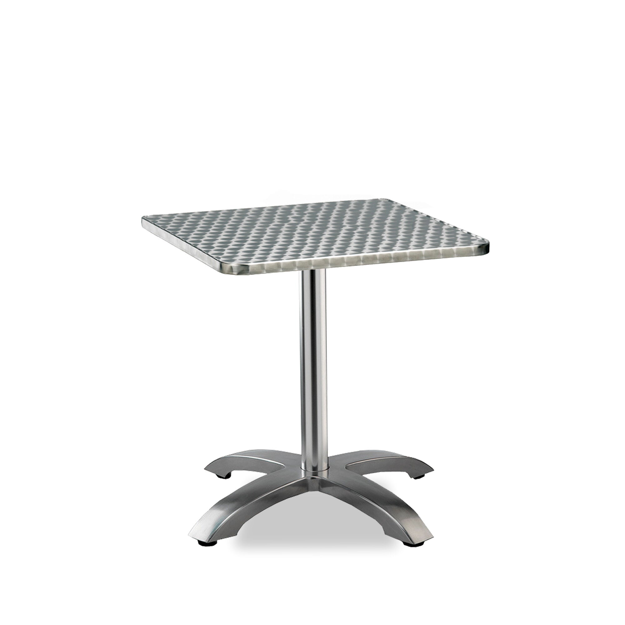 Garbar MAX Mesa Cuadrada Interior, Exterior 60x60 Pie Aluminio ...