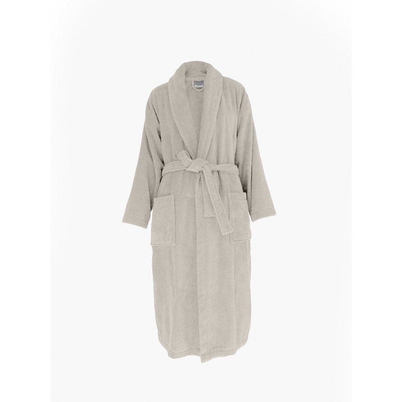 Peignoir col châle en coton - Naia - Taille XL - Lin | Leroy Merlin