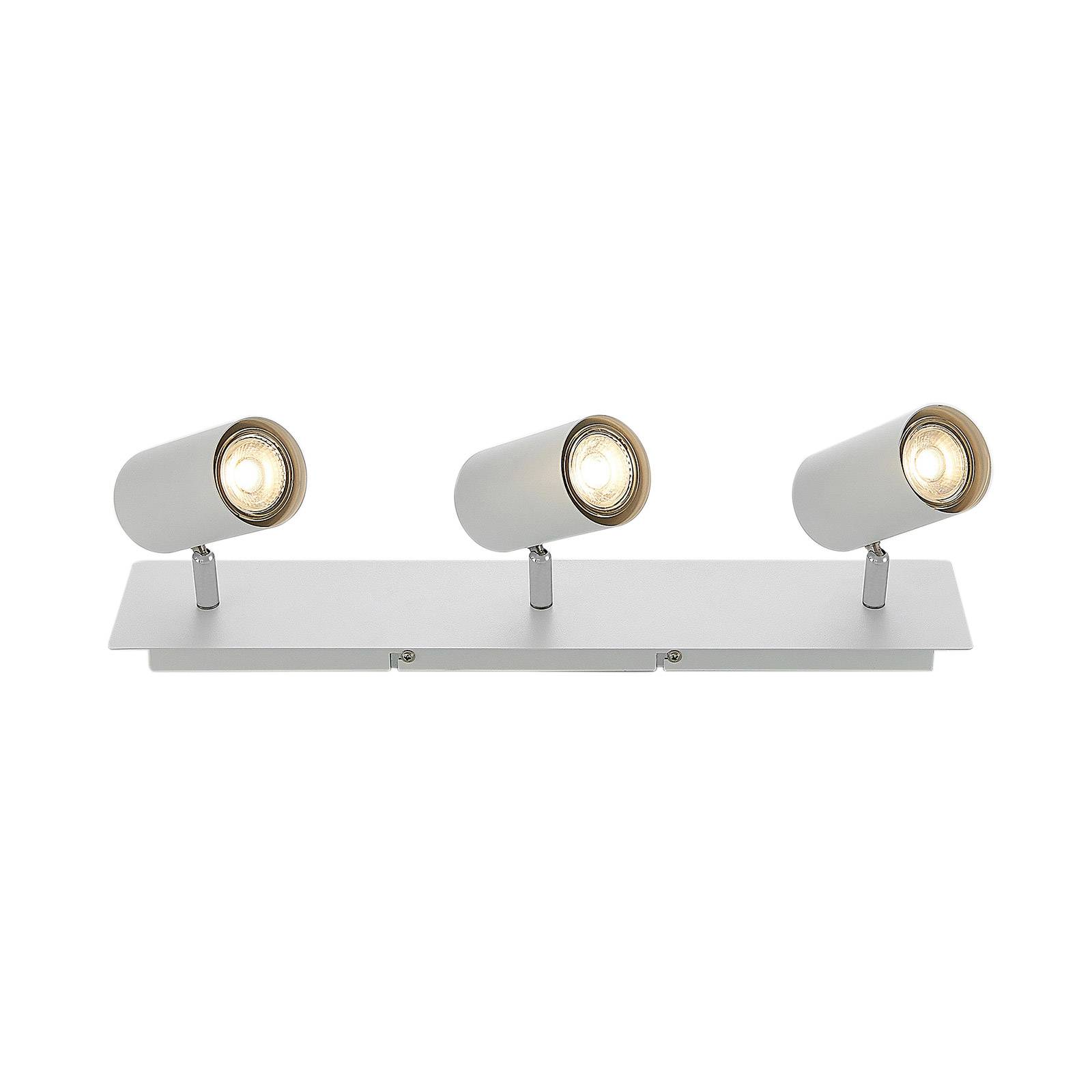 Lindby downlight de techo Joffrey, 3 luces, blanco, metal, foco ...