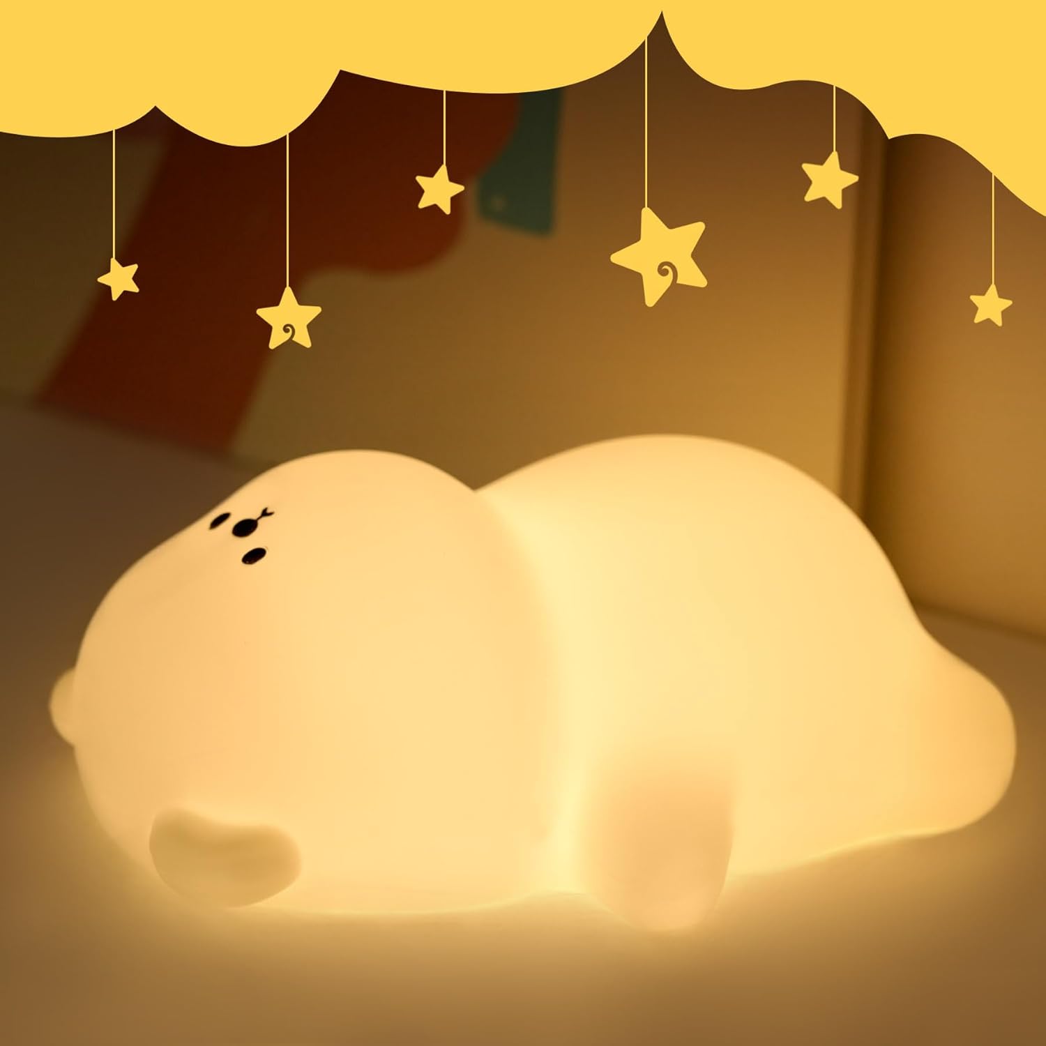 Veilleuse bébé maternité Rechargeable veilleuse enfant Lampe, 7 ...