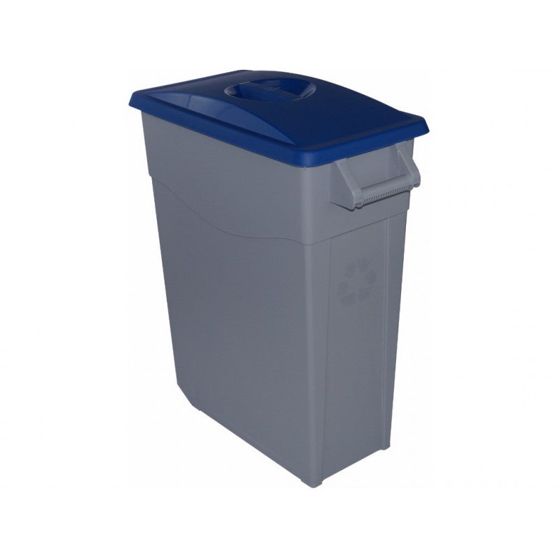 Conteneur Zeus 65 litres fermé - Bleu | Leroy Merlin