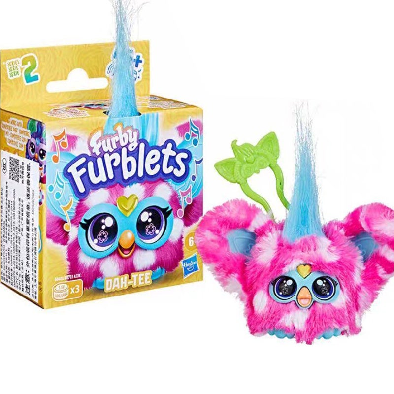 Furby Galaxy muñeca Parlante Phosphorescente Version Française ...