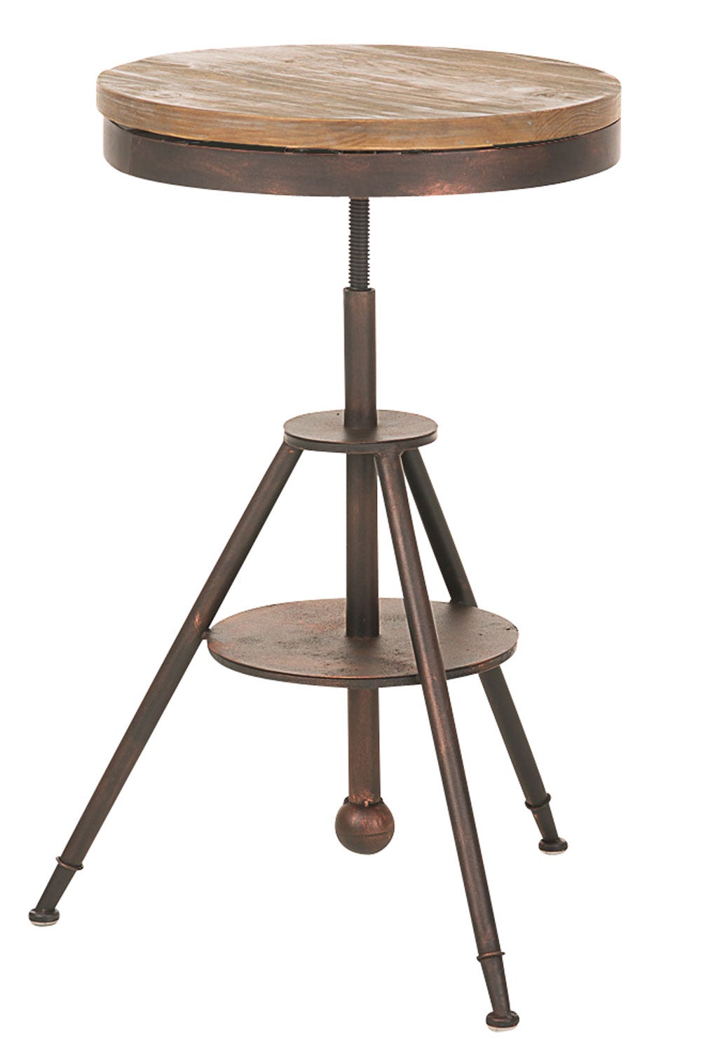 Table de bar Moko Ø 50 cm Bronze | Leroy Merlin