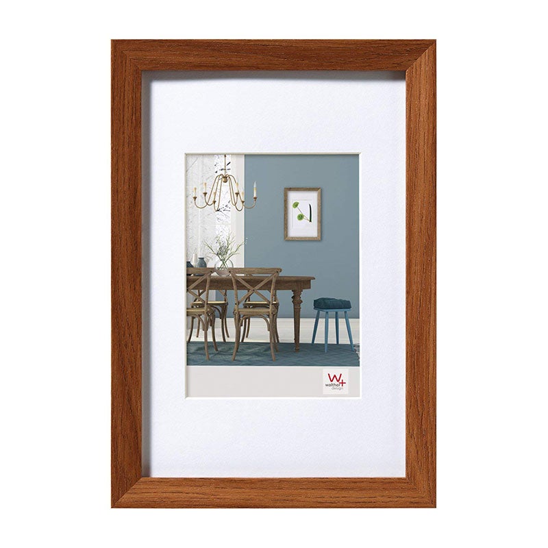 Marco de madera Fiorito 13x18 cm, ROBLE OSCURO | Leroy Merlin
