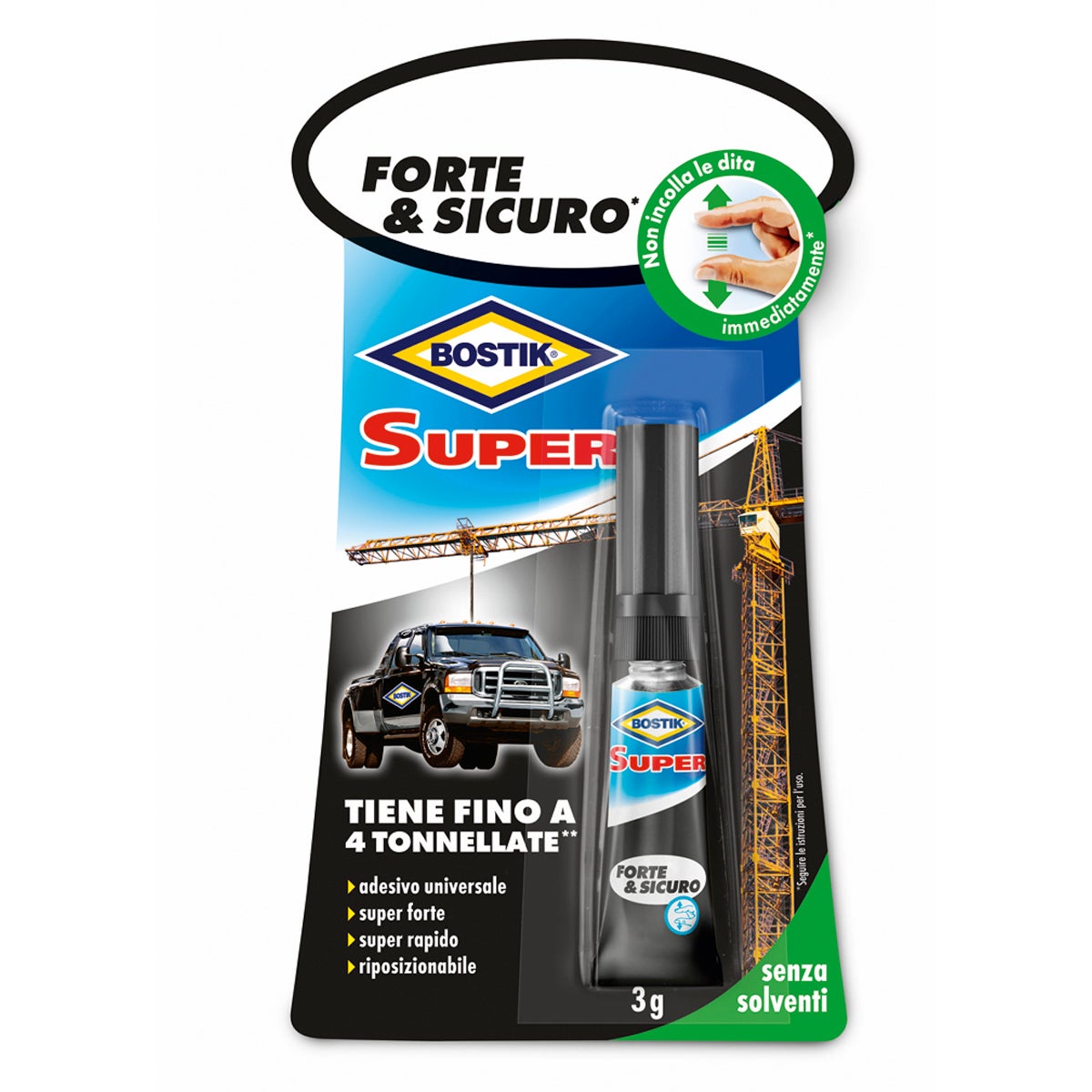 BOSTIK SUPER FORT SÛR 3 G BLISTER | Leroy Merlin