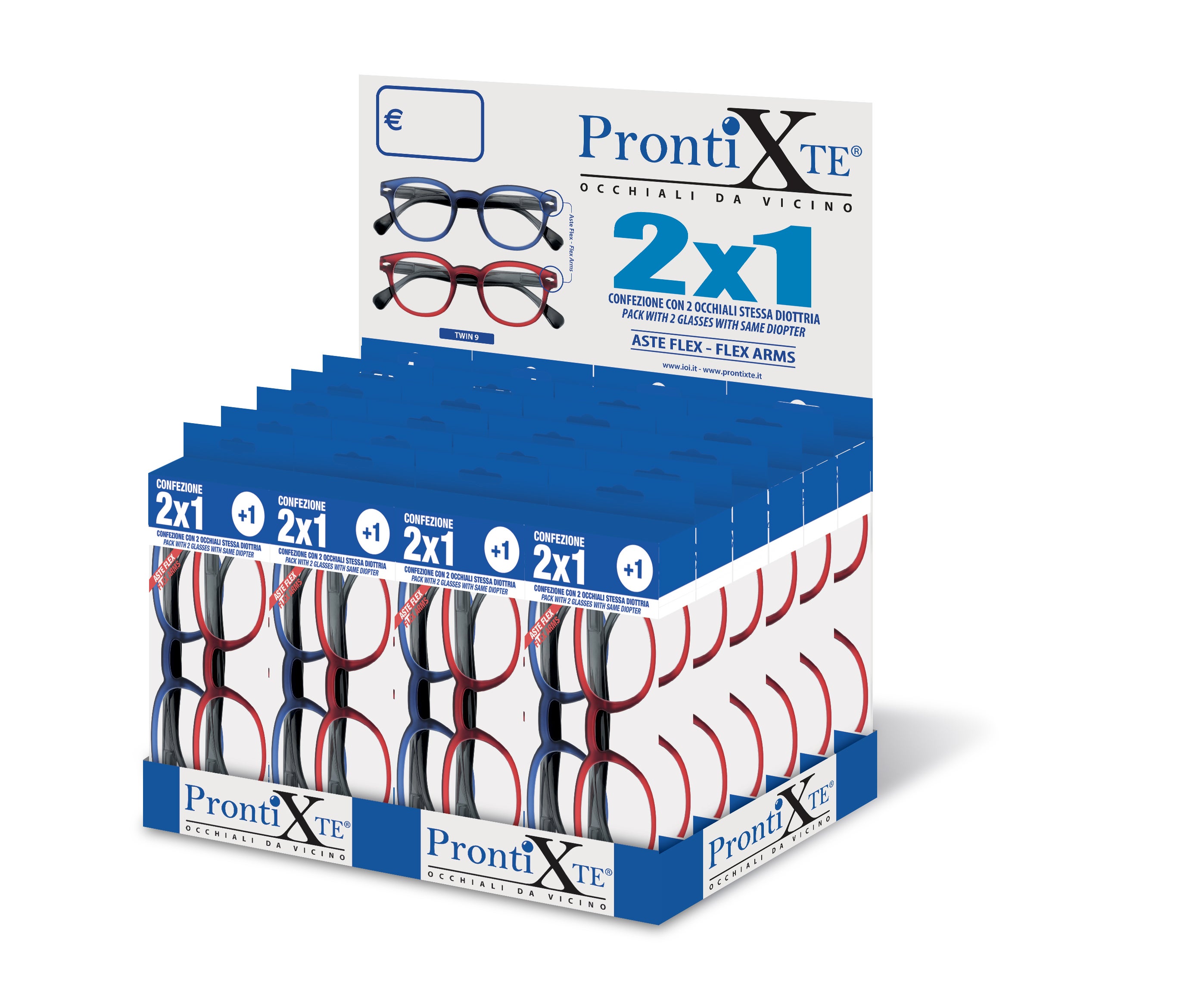 Support de Lunettes 2x1 Prêts pour Vous TWIN/9 - 24 Pièces | Leroy Merlin