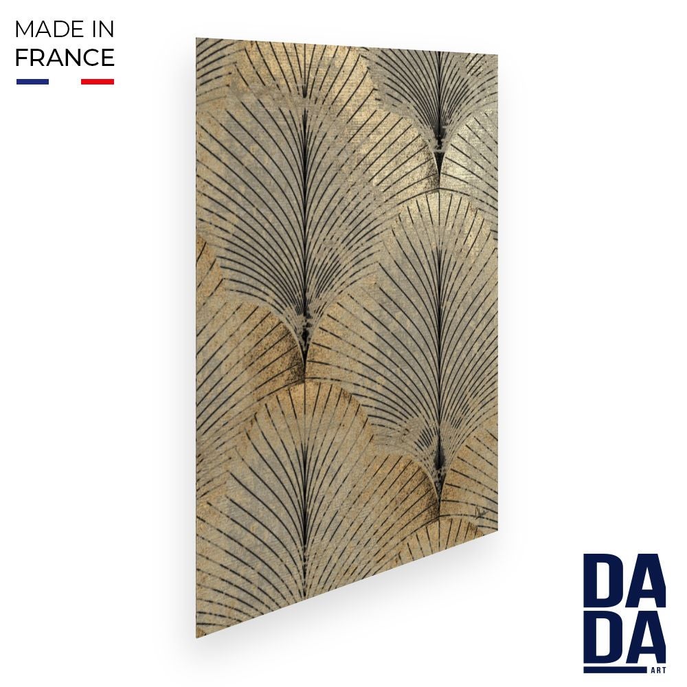 Affiche Feuilles dorées raffinées / 50x70cm / Fabriqué en France / DADA ...