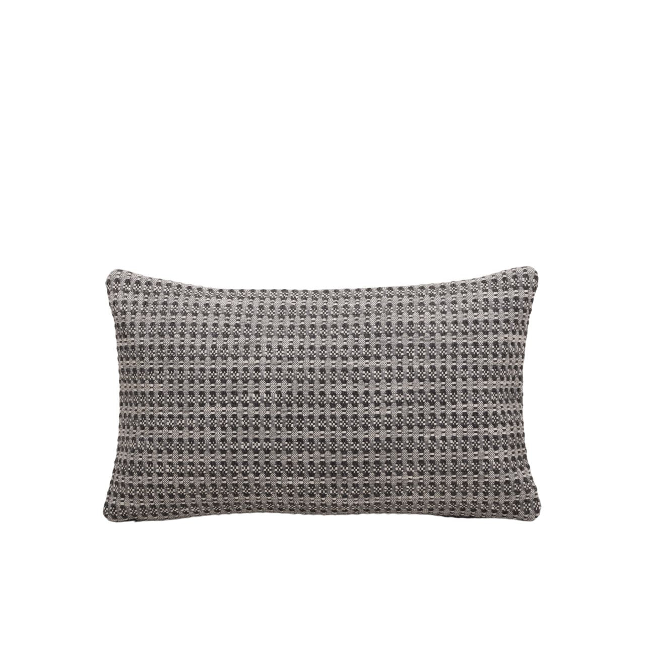 MADURA - Housse de coussin Eirik en Jacquard texturé et graphique Gris ...