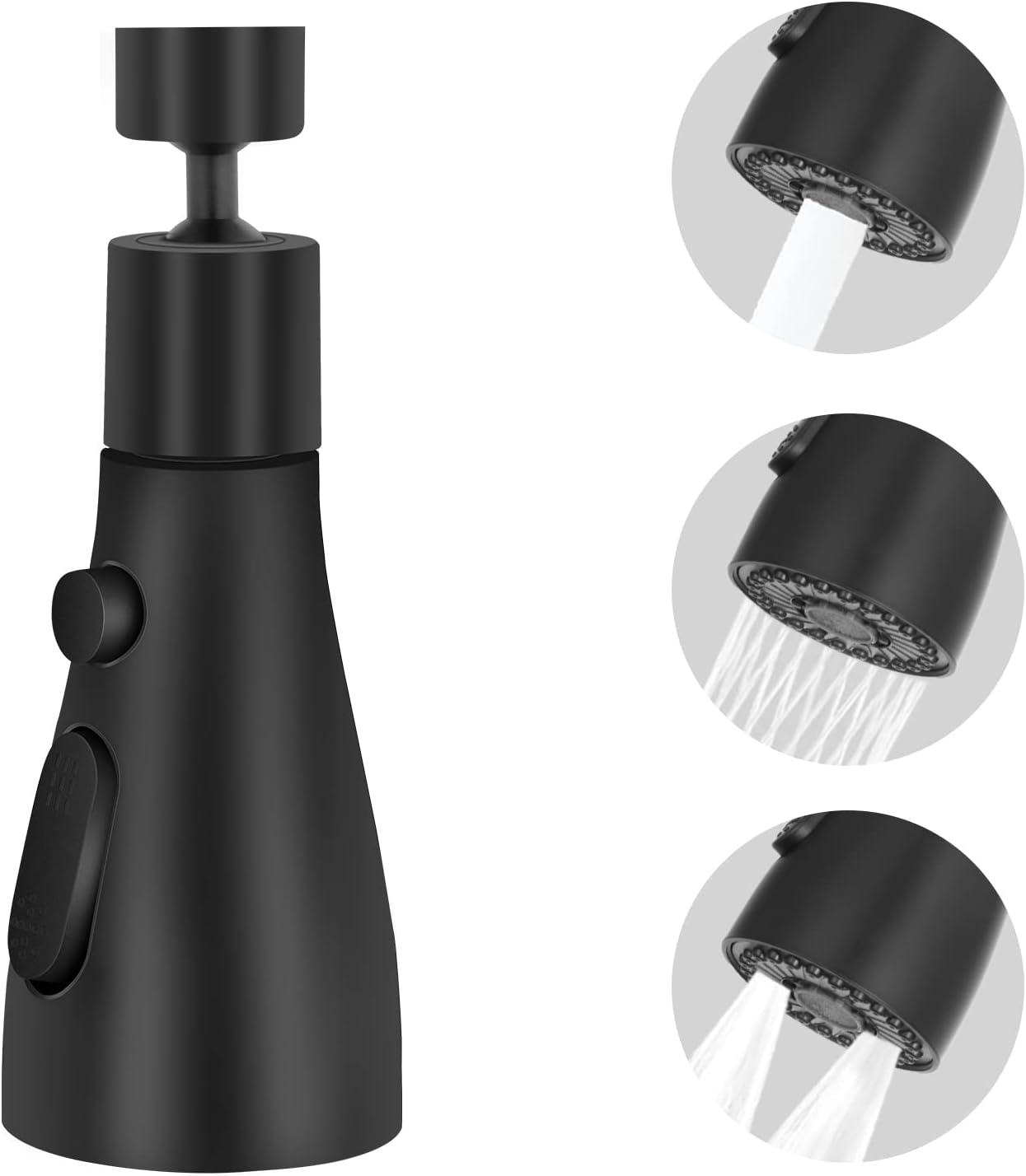 Embout Robinet Cuisine, 360° Rotatif Mousseur Douchette Evier Cuisine ...