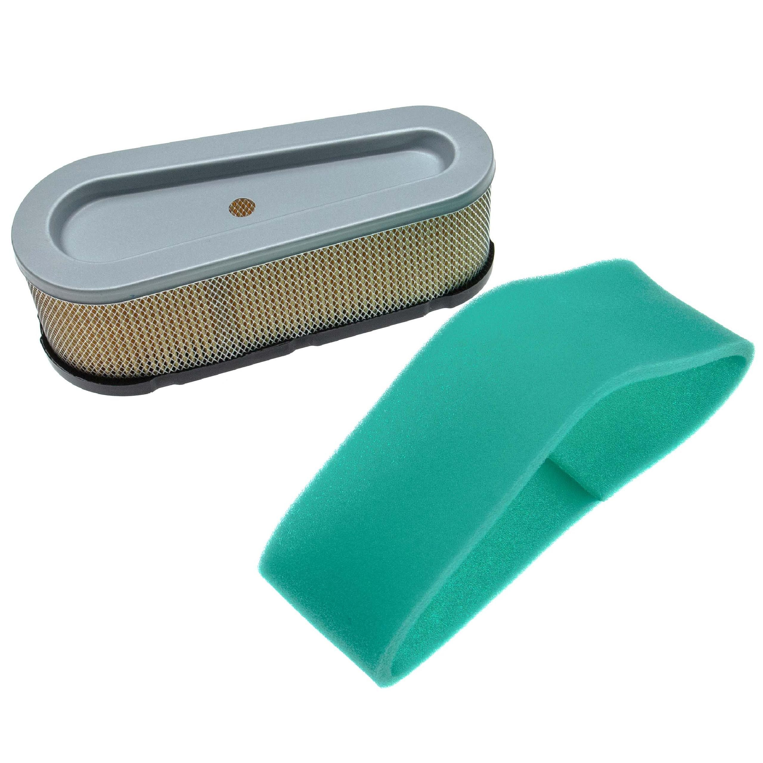 Vhbw Set de filtres (1x filtre à air en papier, 1x filtre mousse ... Vhbw Set de filtres (1x filtre à air en papier, 1x filtre mousse ...